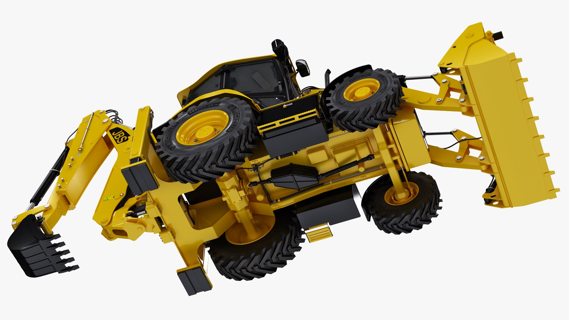 3D Backhoe Loader New Generic - TurboSquid 1741500