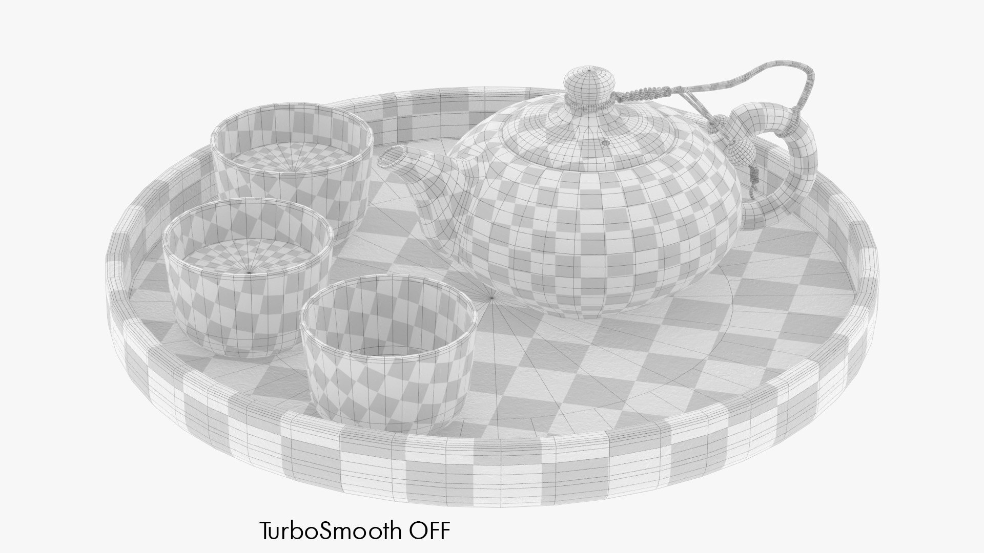 3D Japanese Tea Set Model - TurboSquid 2228053