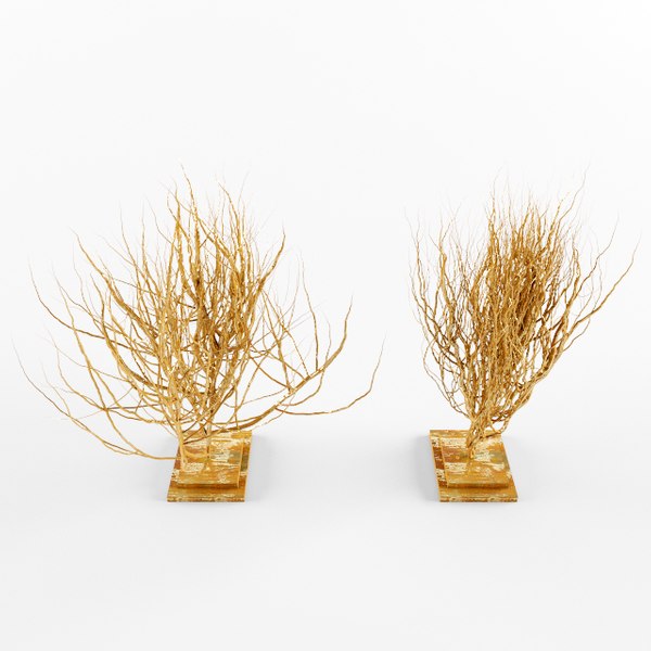 free decorative bushes 3d model