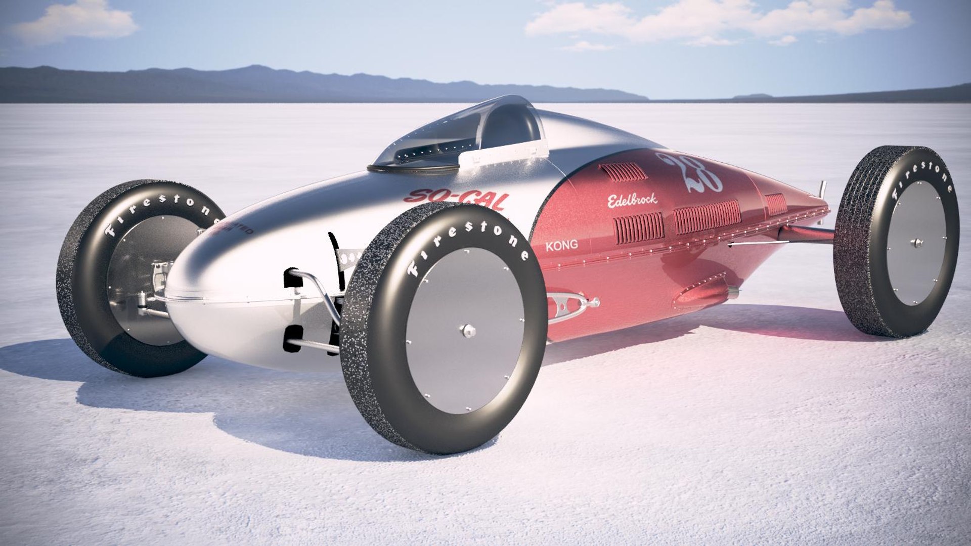 3d Model So-cal Belly Tank