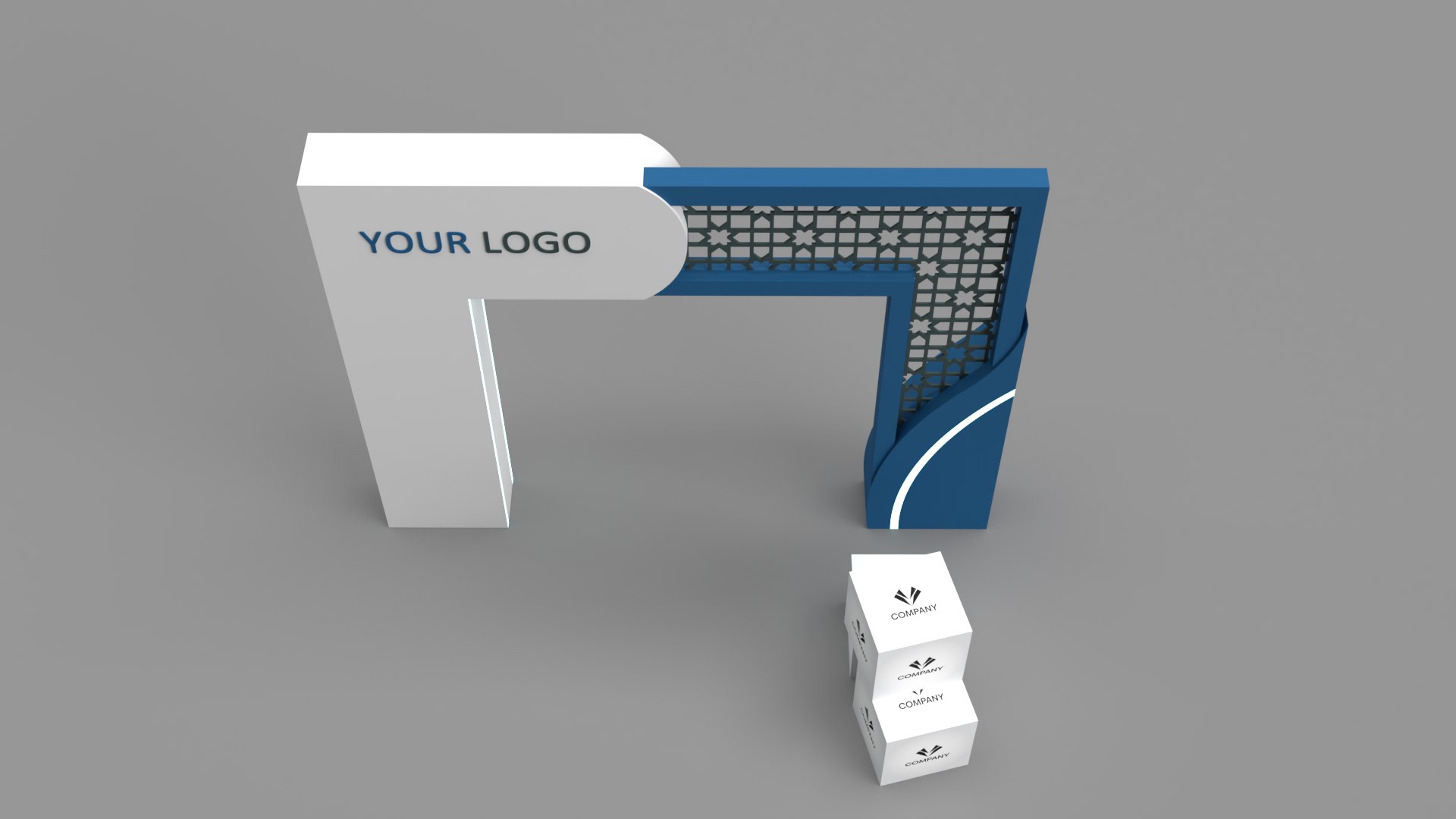 3D Welcome Gate Model - TurboSquid 2279703