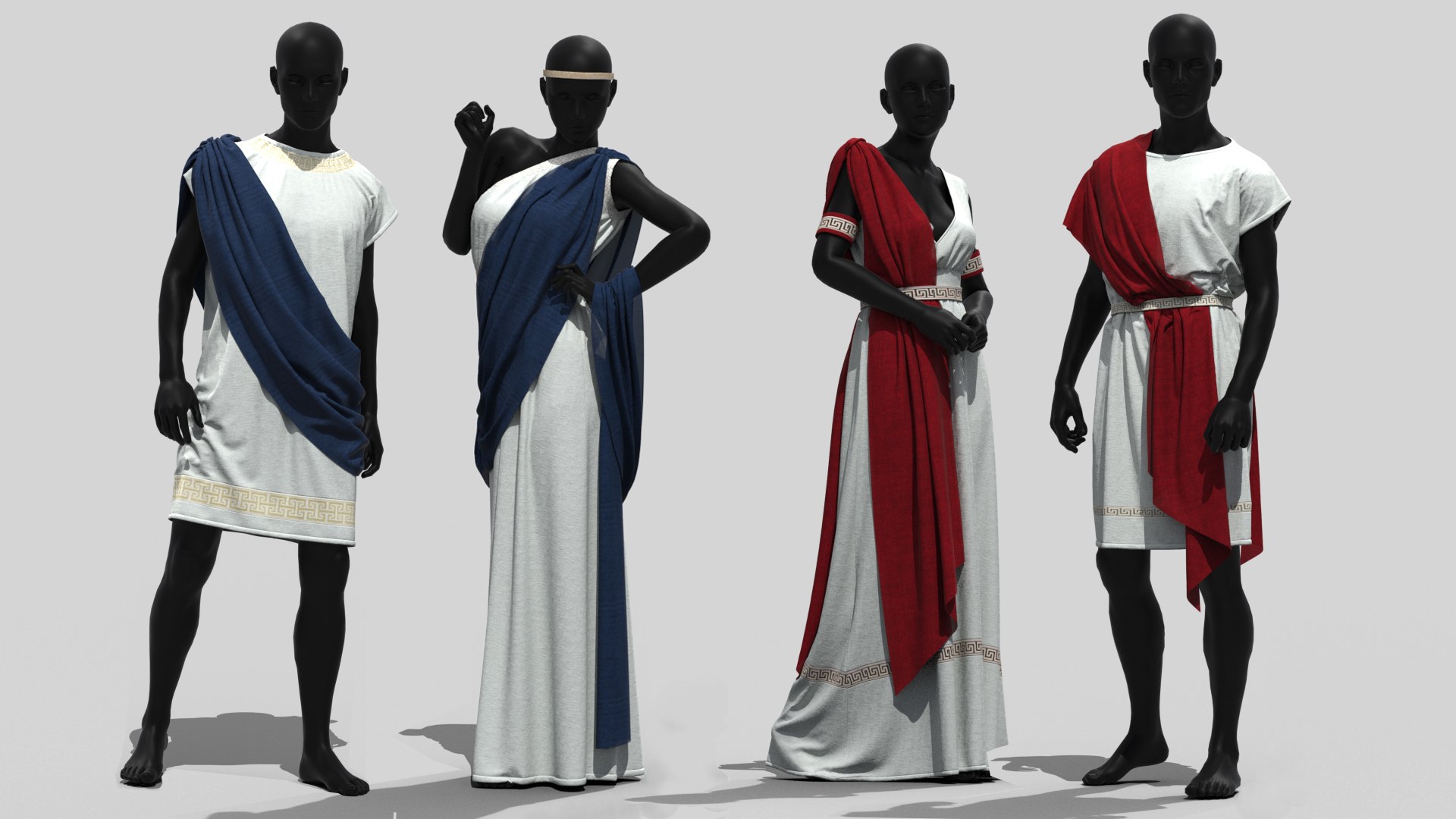 3D Realistic Roman Outfits - TurboSquid 1809611