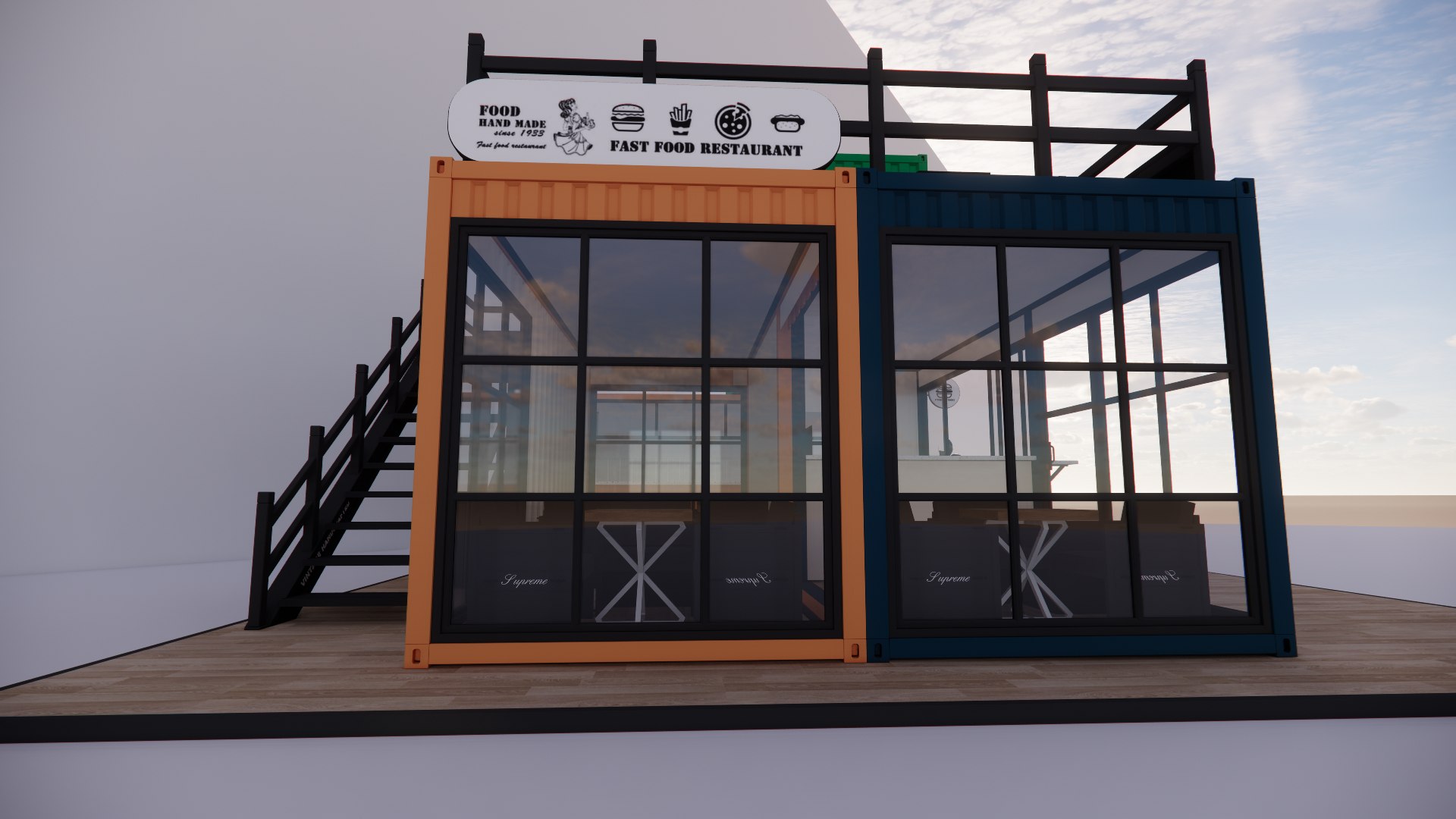 Container Coffee Shop-22 3D Model - TurboSquid 2386396