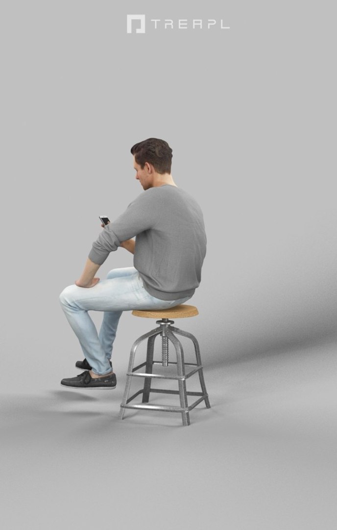 Cell Phone Man 3D - TurboSquid 1421231