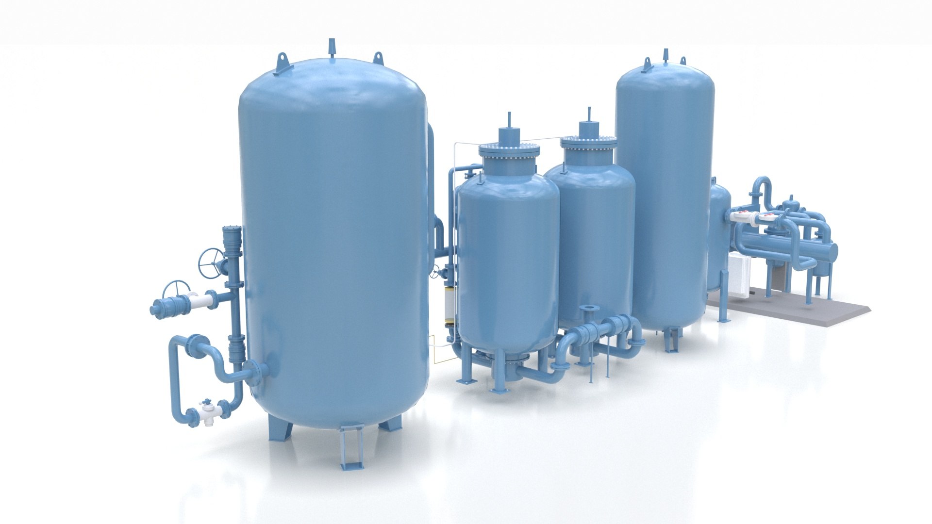 3D Nitrogen Generator Equipment Model - TurboSquid 2265987