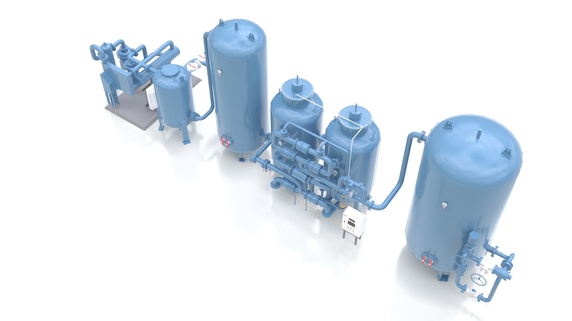3D Nitrogen Generator Equipment Model - TurboSquid 2265987