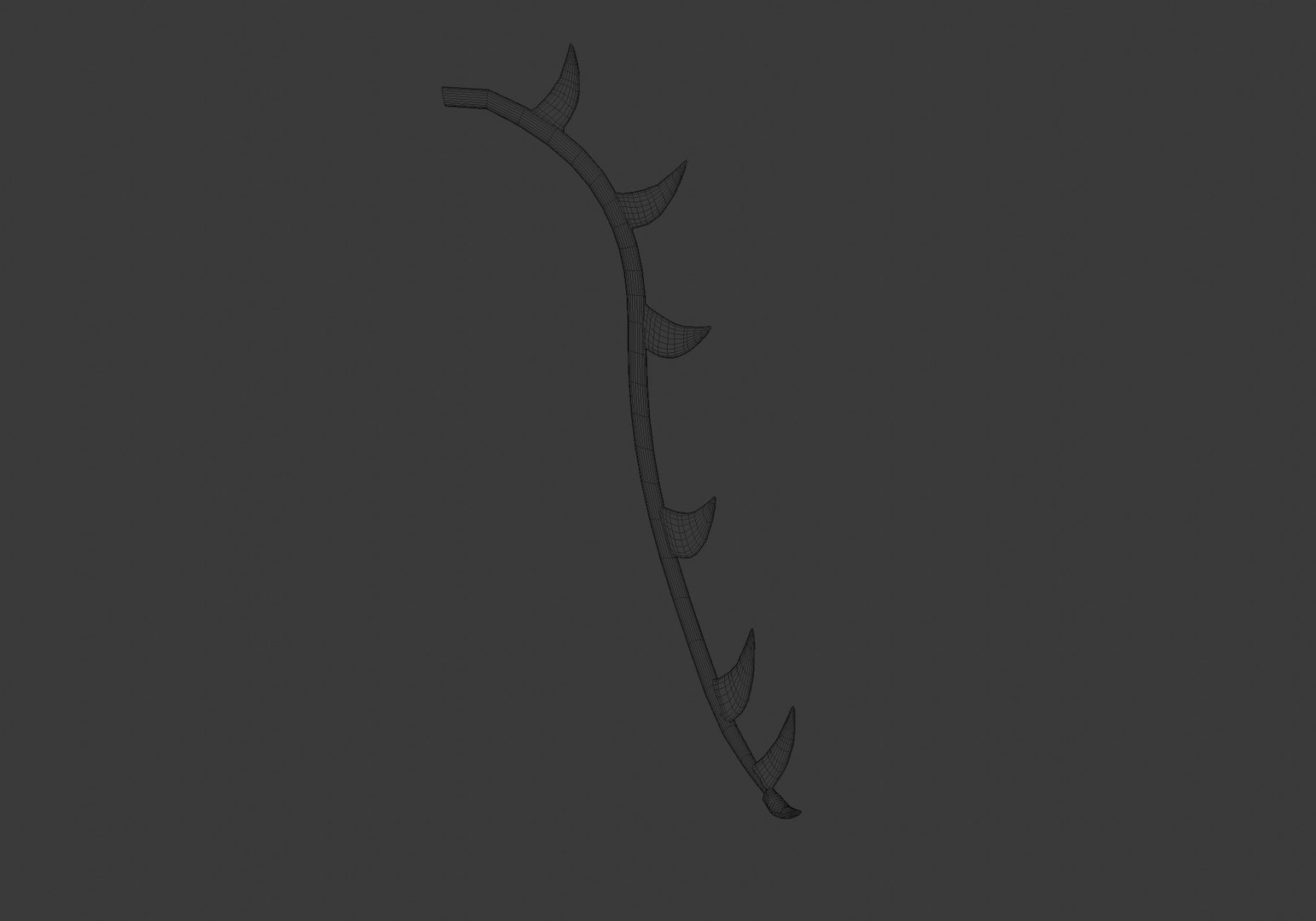 3D Cartoon Devil Tail Model - TurboSquid 1912827