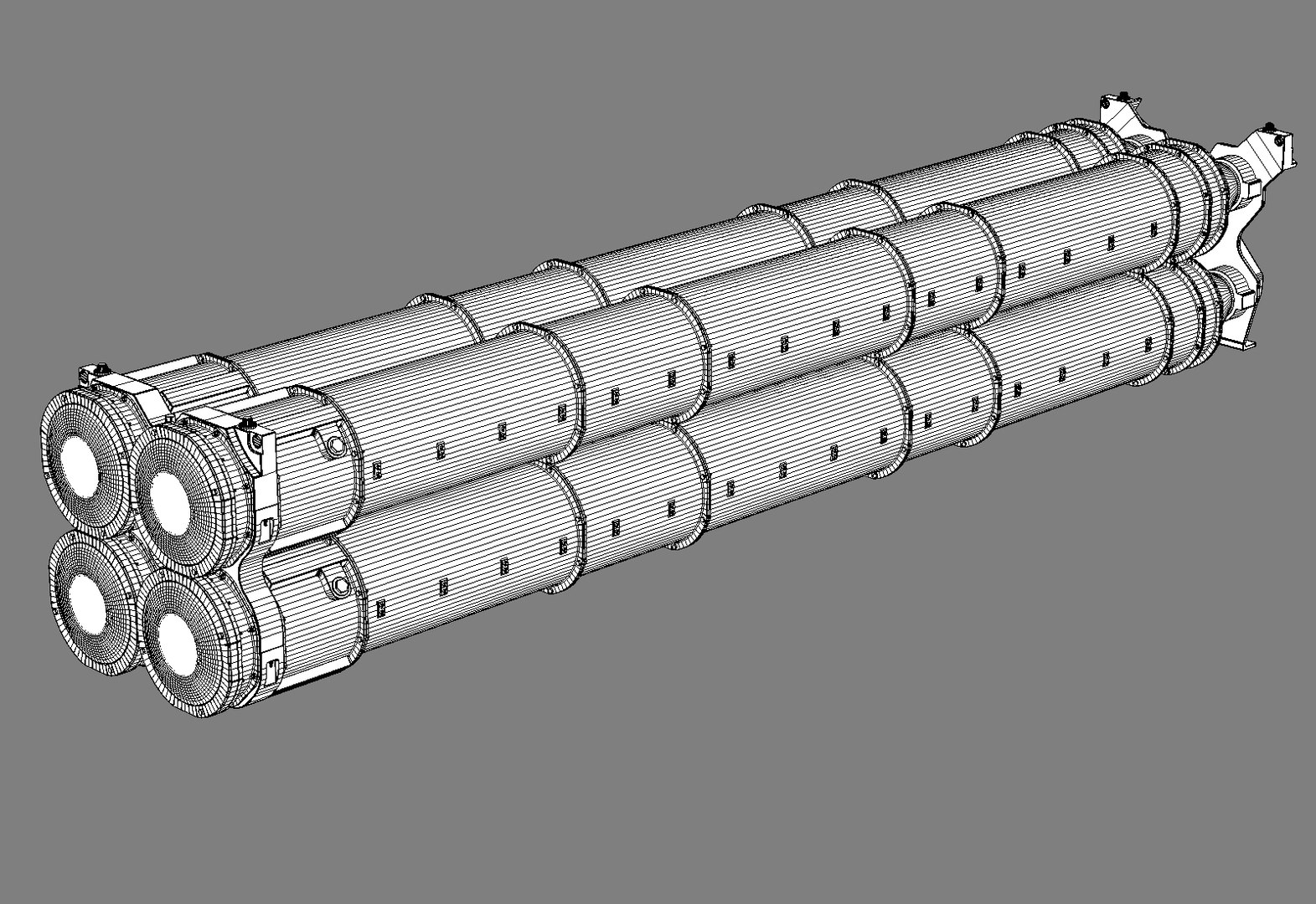 9m100 Launcher Cell 3D Model - TurboSquid 1327040