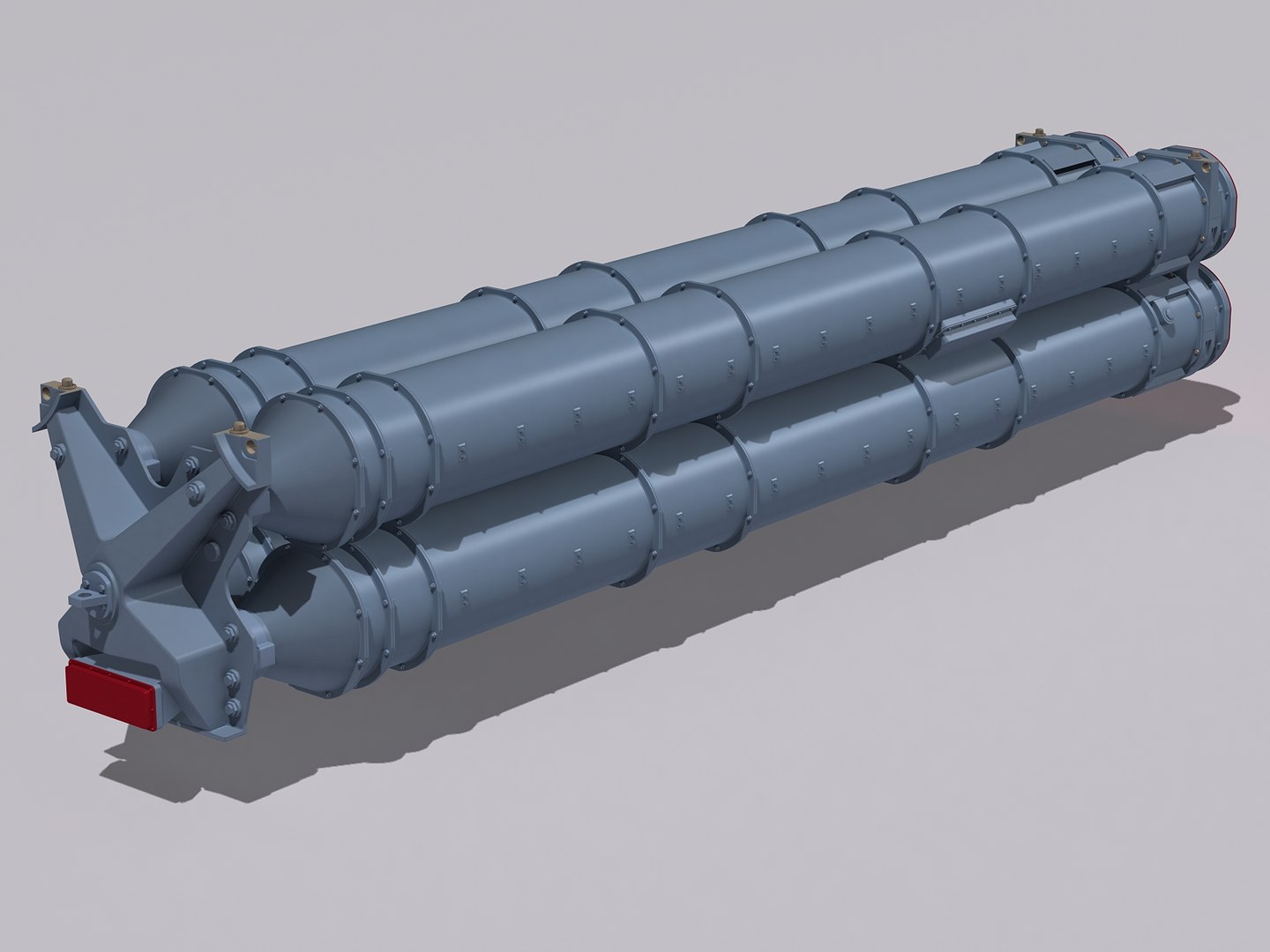 9m100 Launcher Cell 3D Model - TurboSquid 1327040