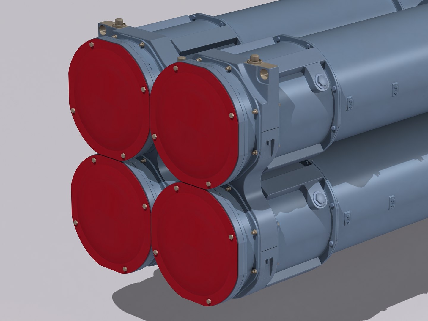 9m100 Launcher Cell 3D Model - TurboSquid 1327040