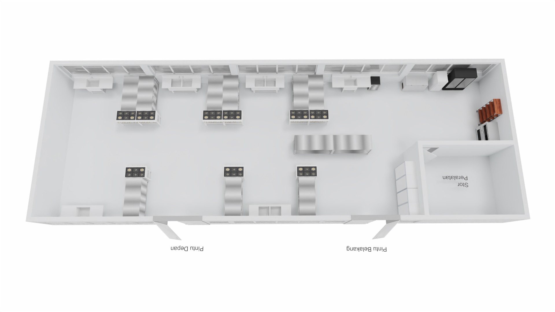 3D pantry room model - TurboSquid 2180355