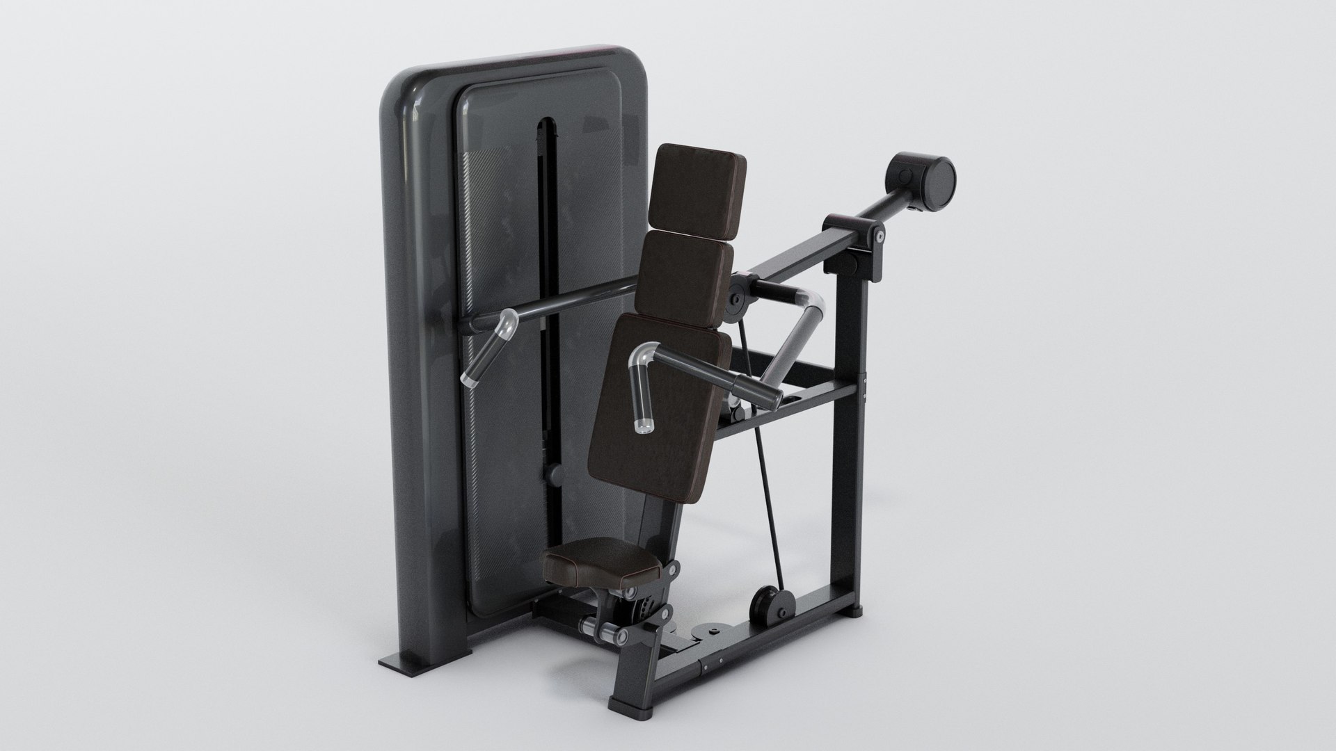 3D Seated Shoulder Press Machine - TurboSquid 2282786