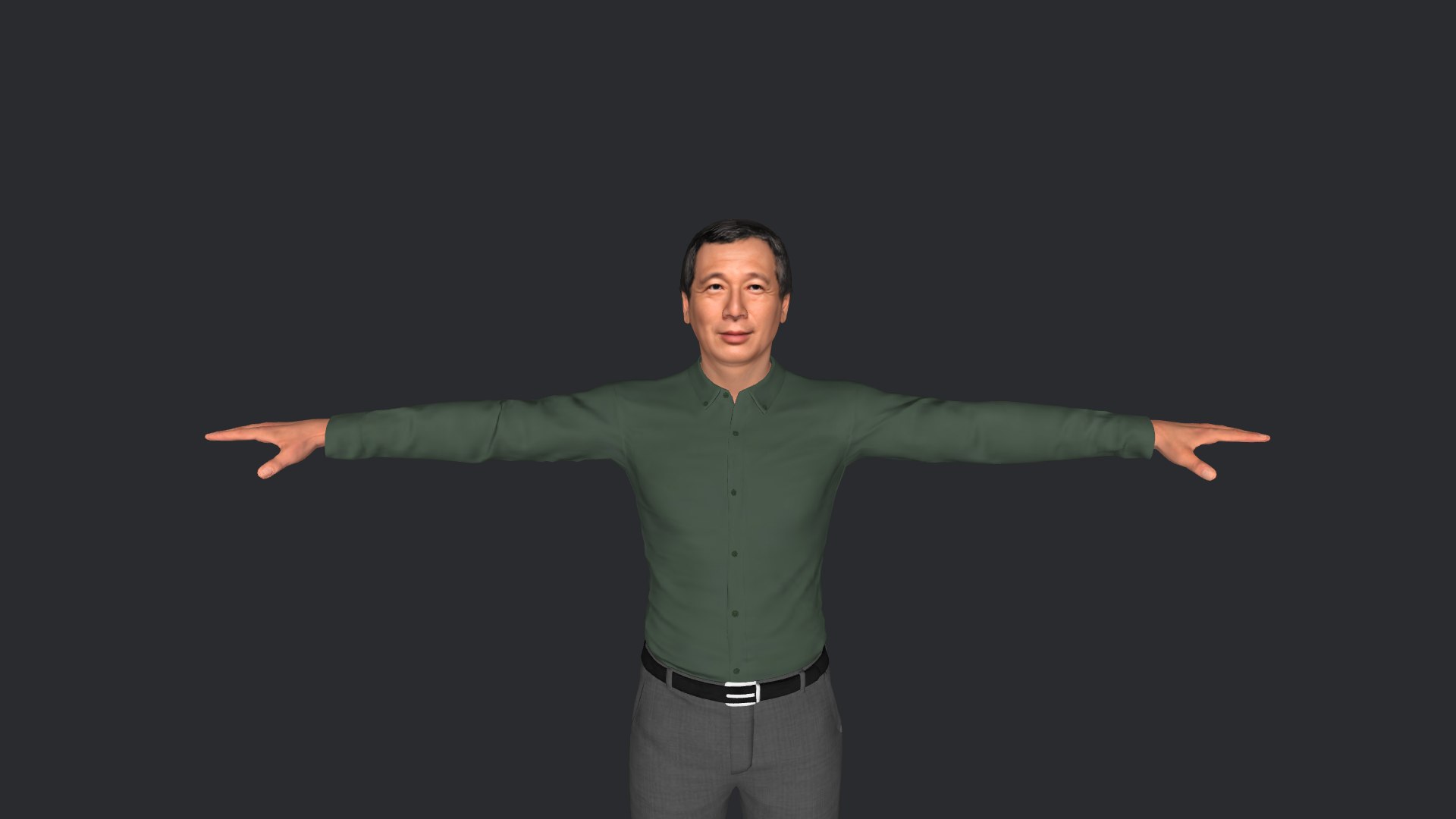 Lee Hsien Loong Hyper Realistic Full Body Fully Rigged 3D Character 3D ...