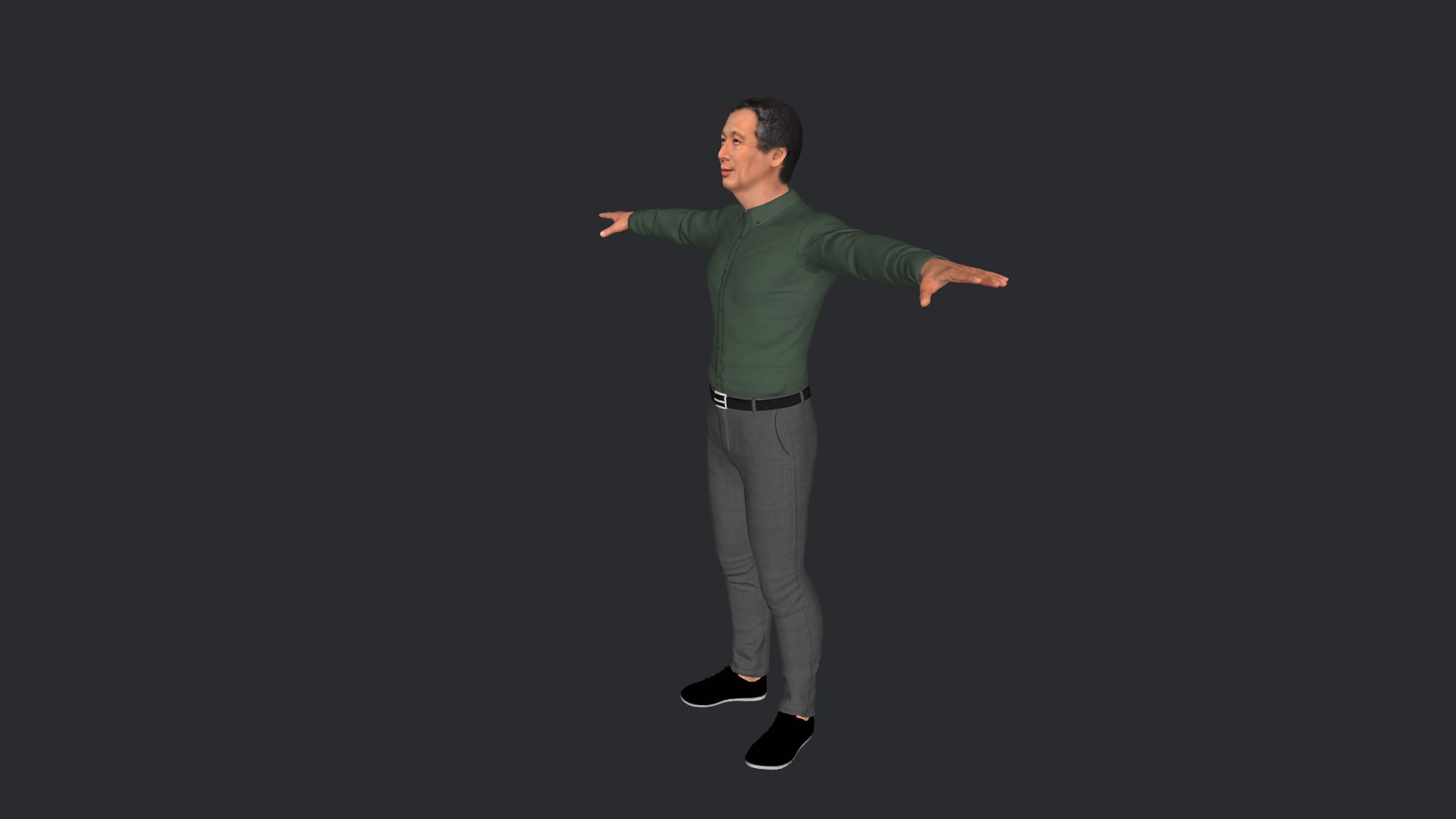 Lee Hsien Loong Hyper Realistic Full Body Fully Rigged 3D Character 3D ...