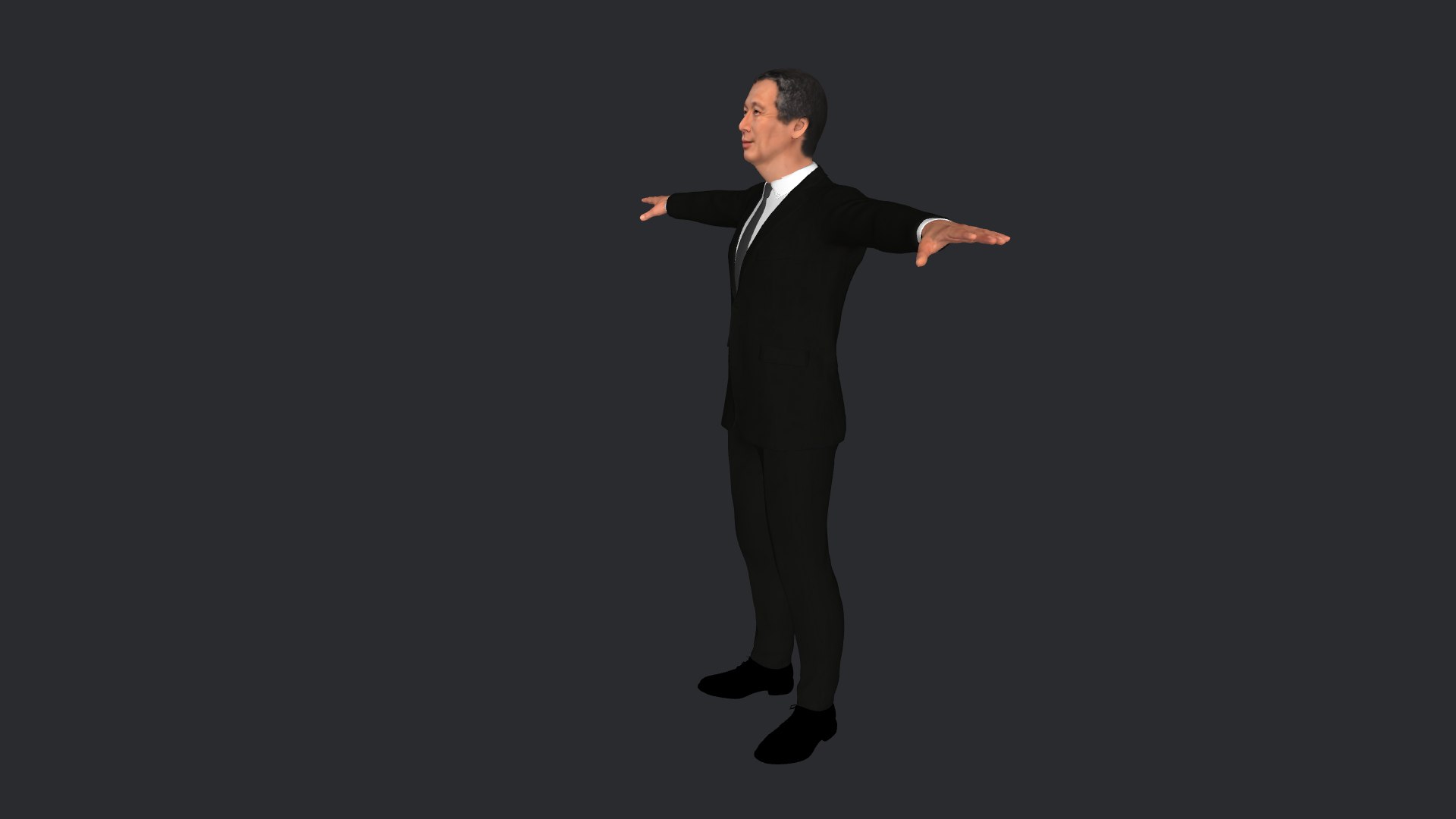 Lee Hsien Loong Hyper Realistic Full Body Fully Rigged 3D Character 3D ...