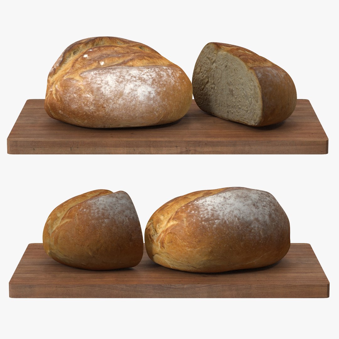 3d Bread Model