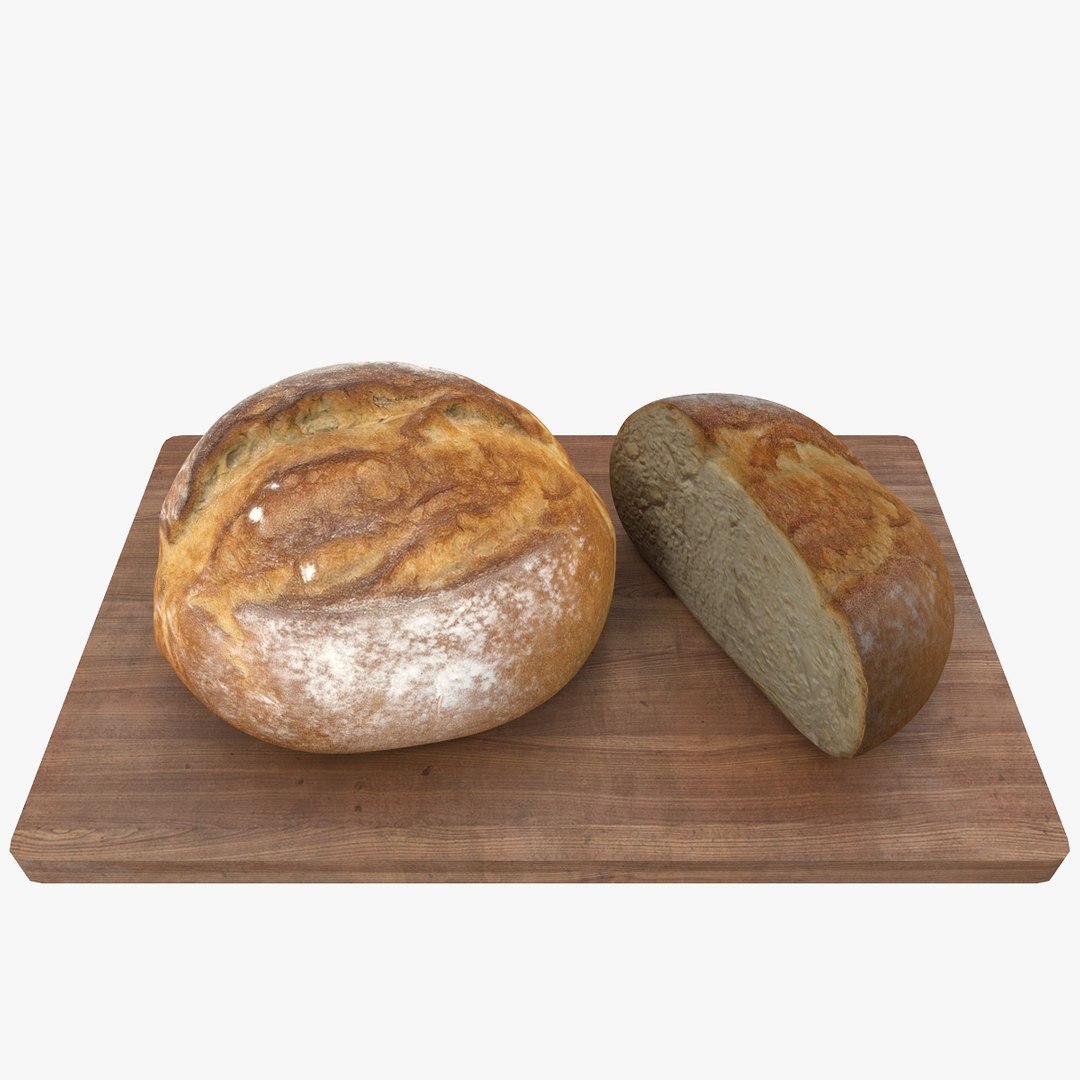3d Bread Model