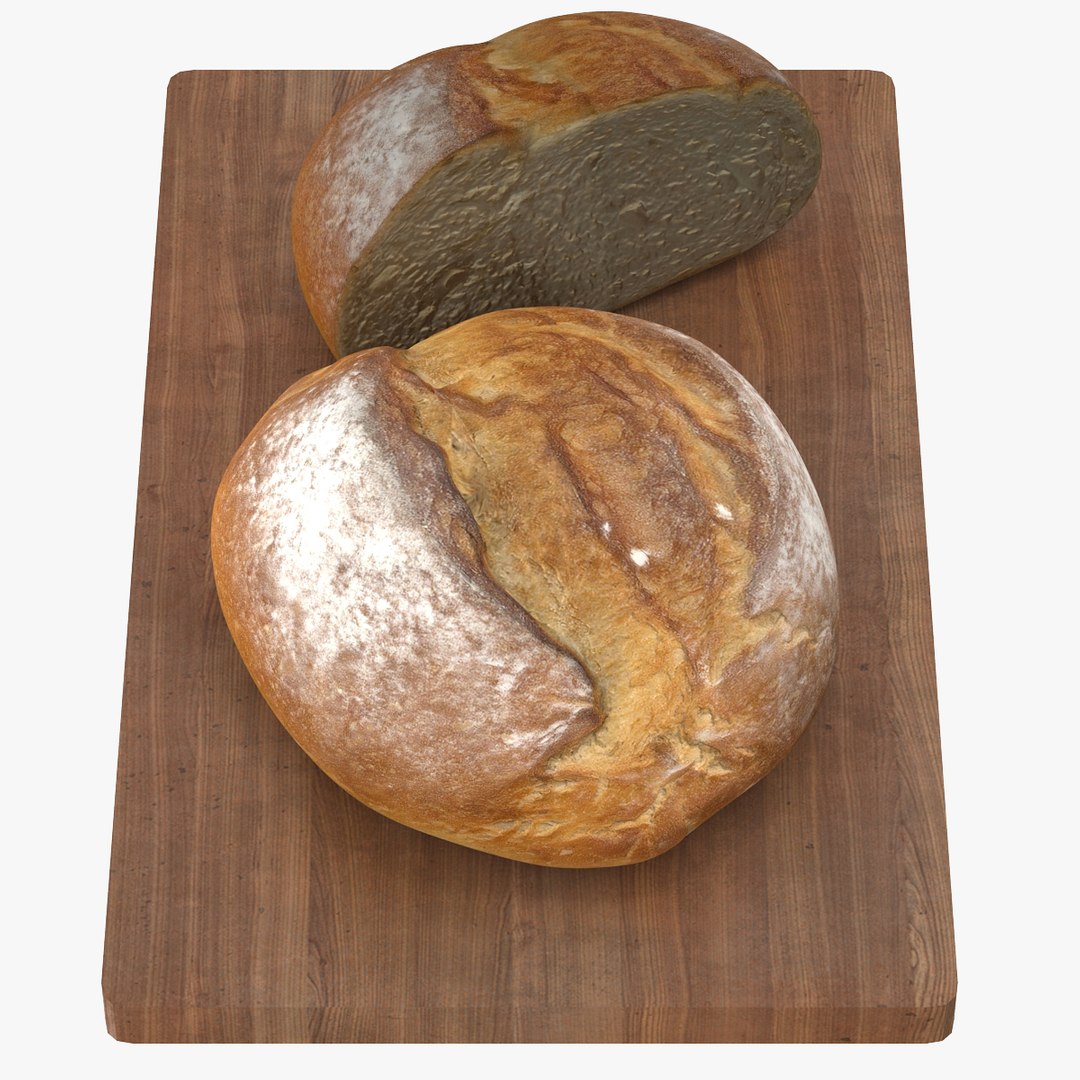 3d Bread Model