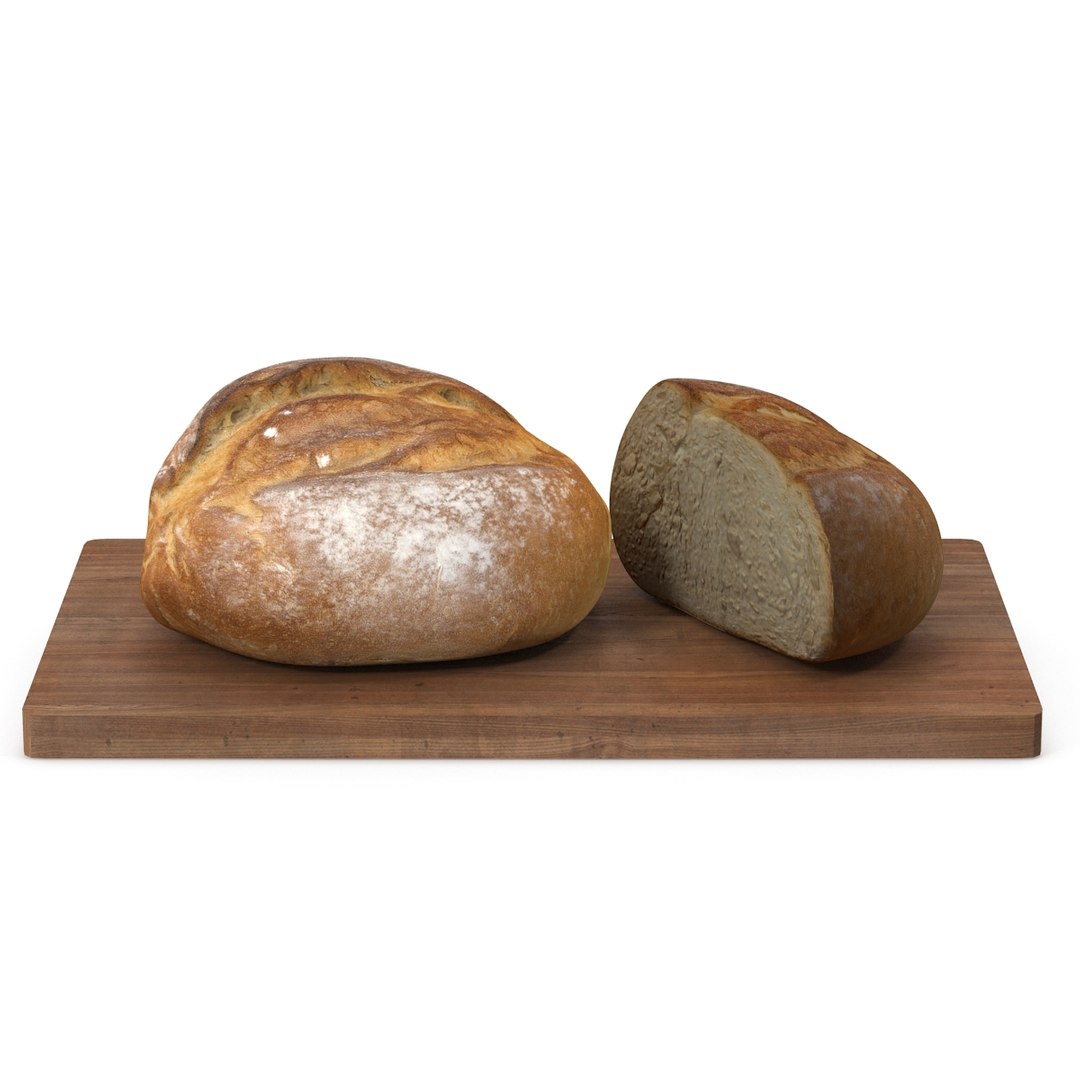 3d Bread Model