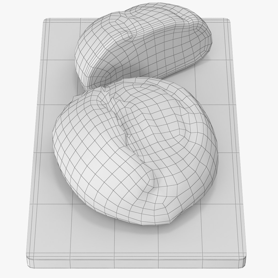 3d Bread Model