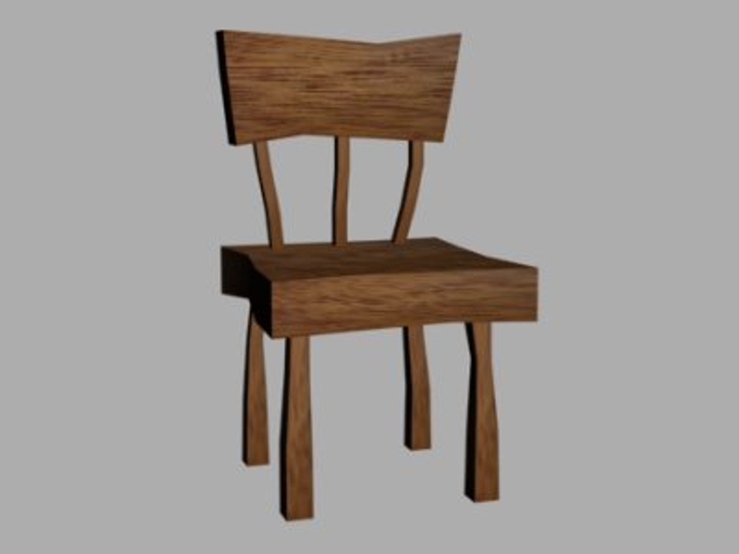 3d model of cartoony chair