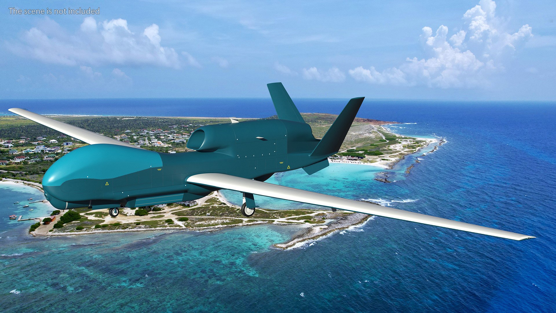 3D Ground Surveillance Remotely Piloted Aircraft - TurboSquid 2164084