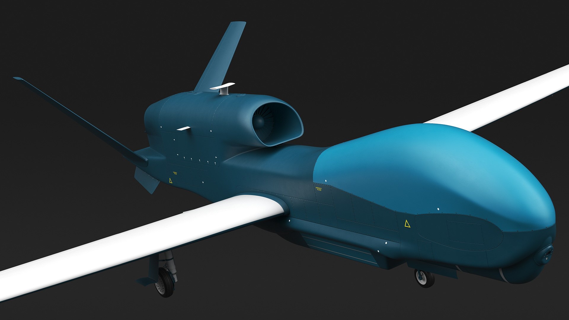 3D Ground Surveillance Remotely Piloted Aircraft - TurboSquid 2164084
