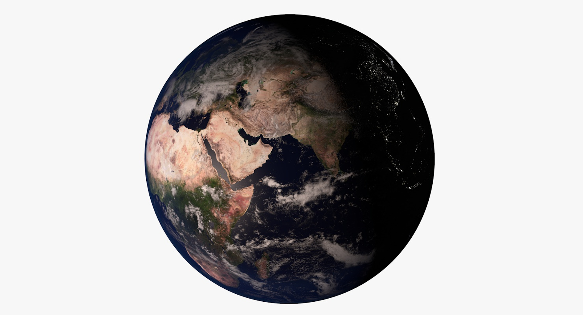 3d Model Planet Earth 21k