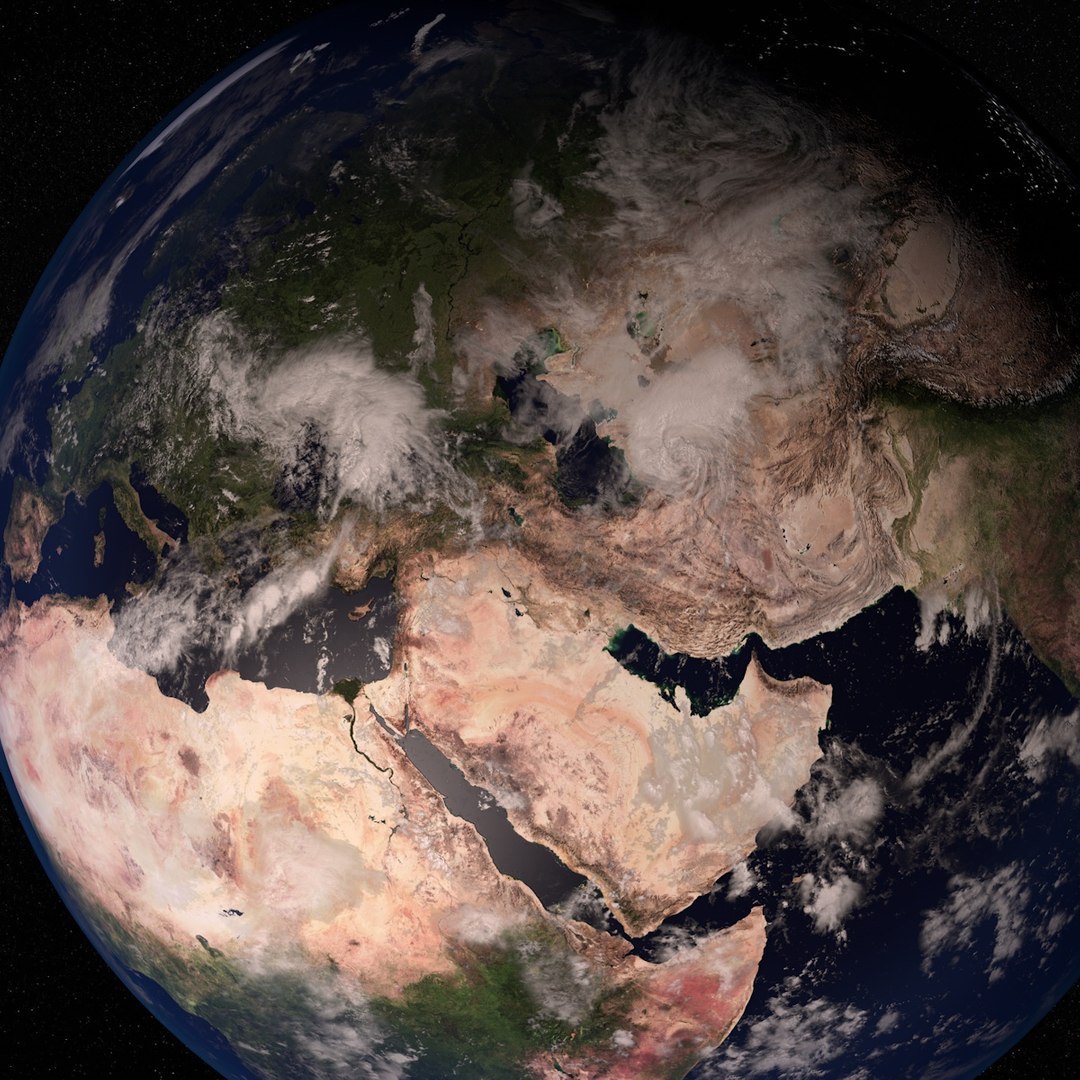 3d Model Planet Earth 21k