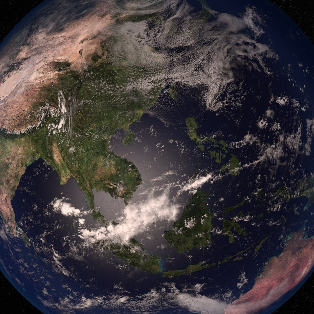3d Model Planet Earth 21k