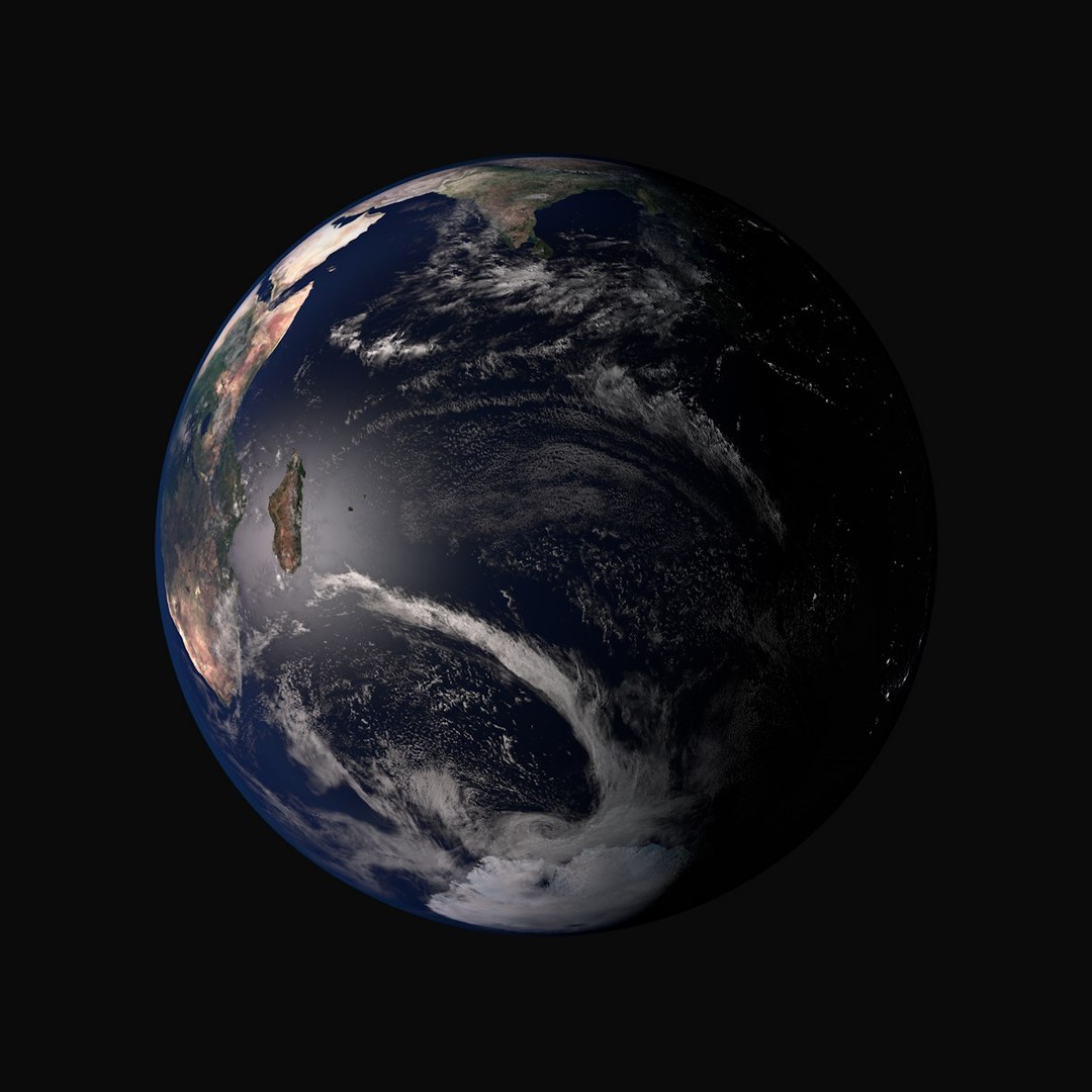 3d Model Planet Earth 21k