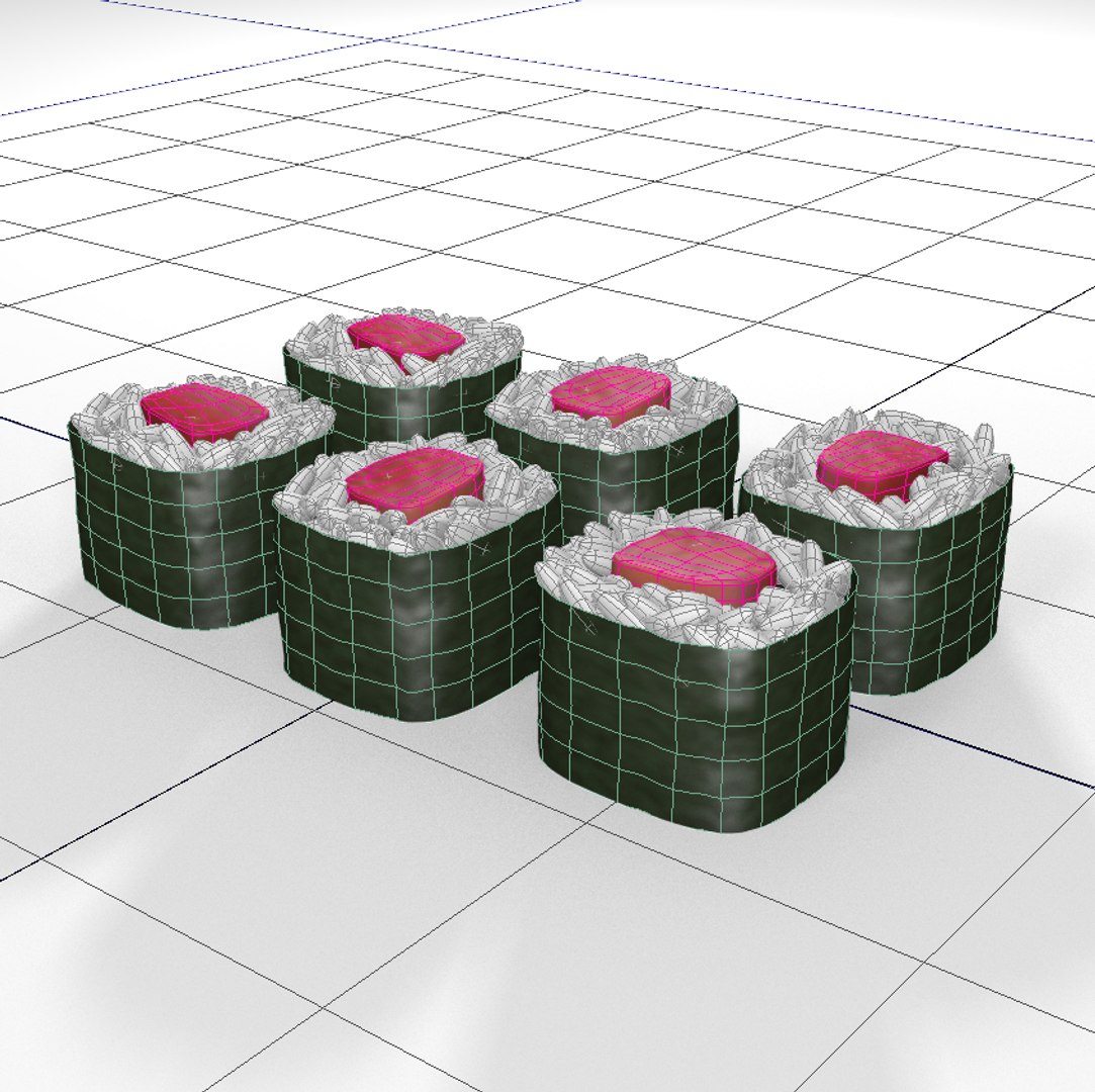 Sushi roll japanese food 3D - TurboSquid 1467708