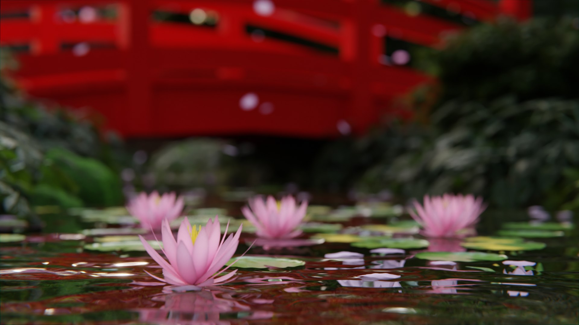 3D Japanese Garden 3d Scene Model - TurboSquid 1984695