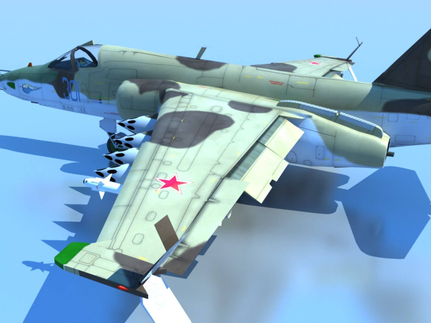 su-25 t 3d model