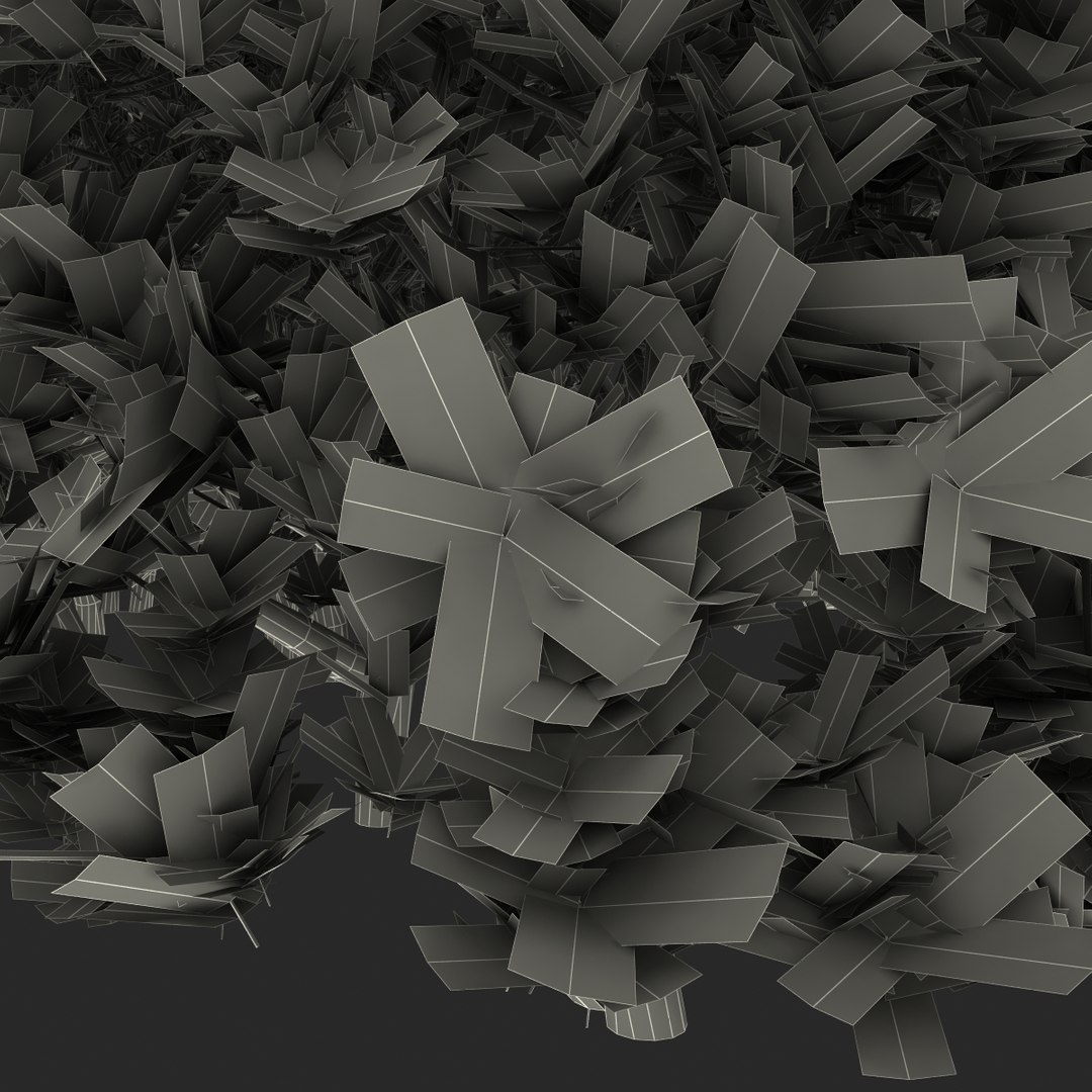 3d Rectangular Box Hedge Model