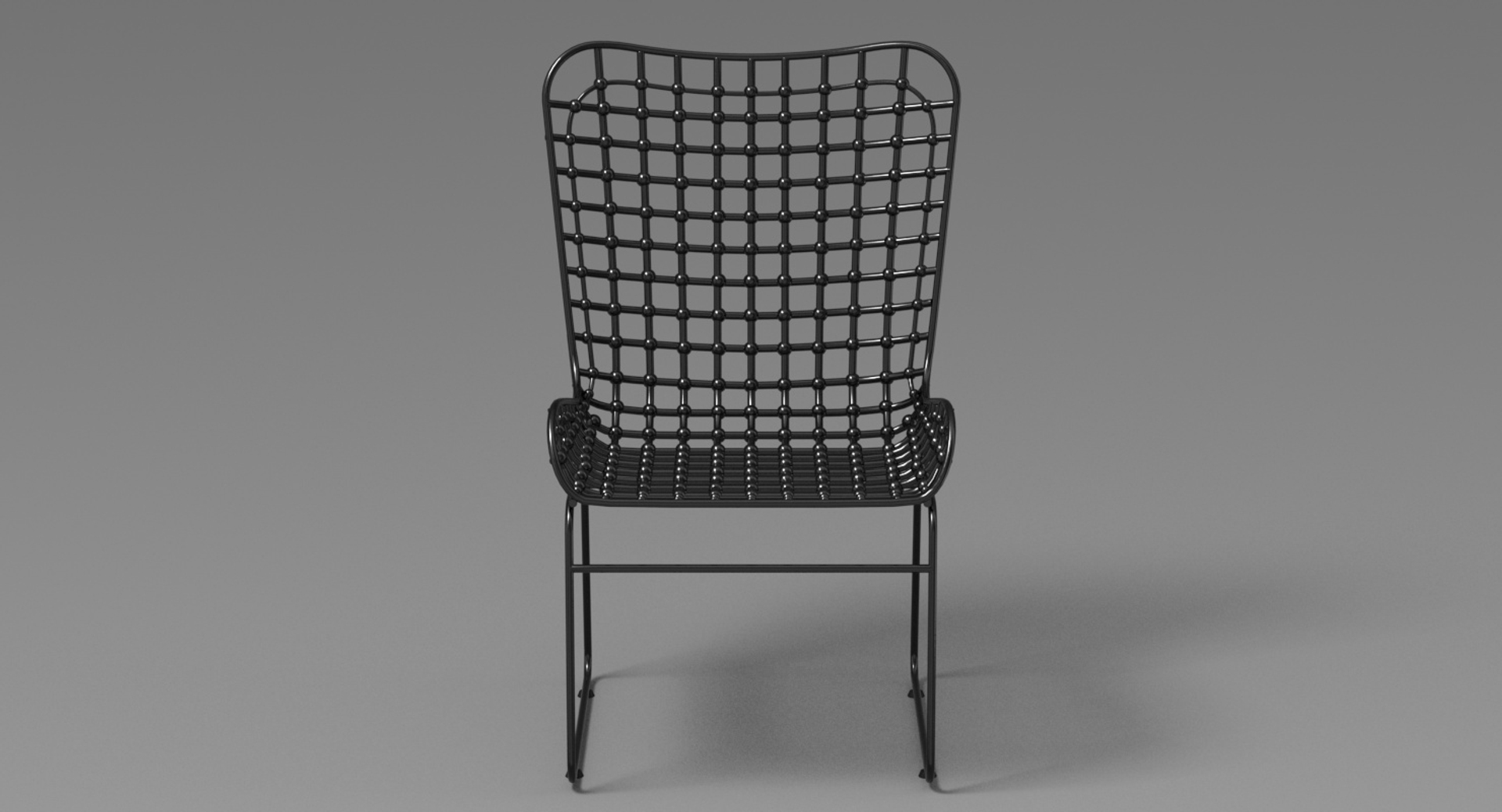 3D Metal Grid Chair - TurboSquid 1412456