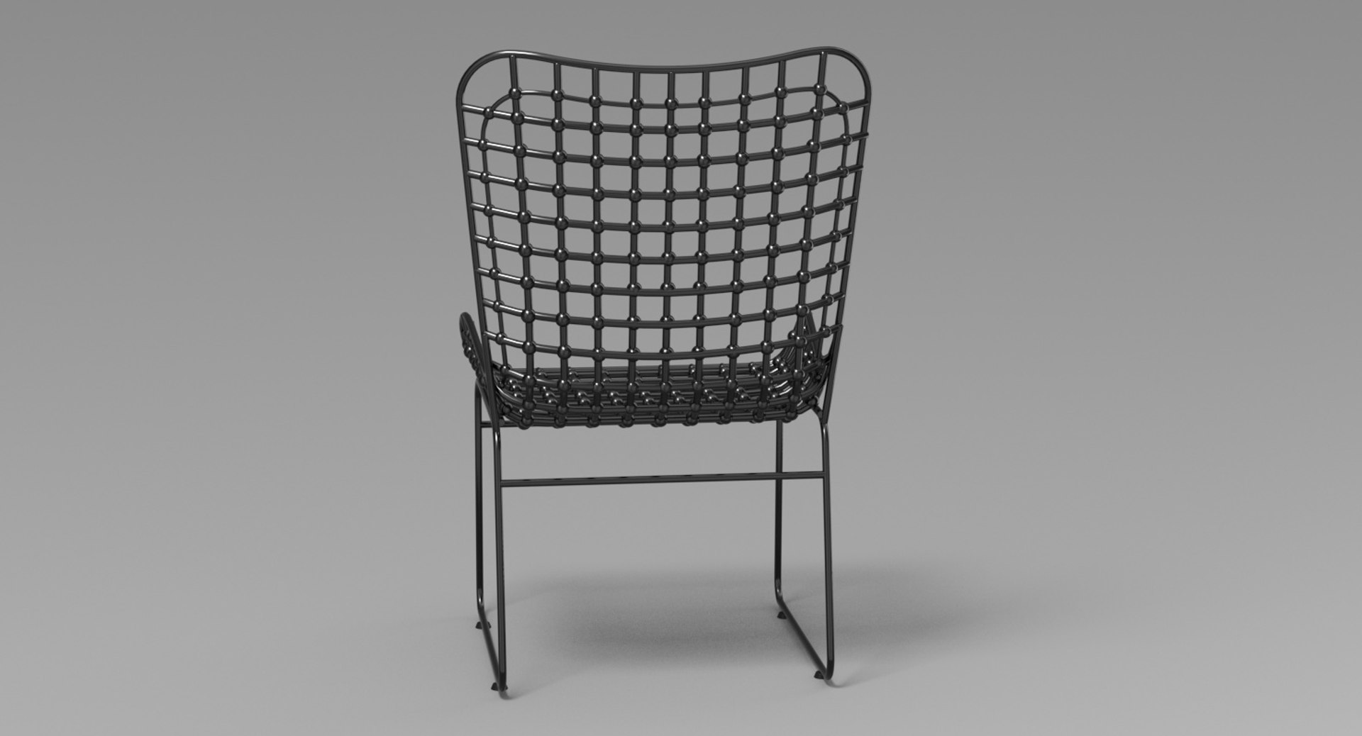 3D Metal Grid Chair - TurboSquid 1412456