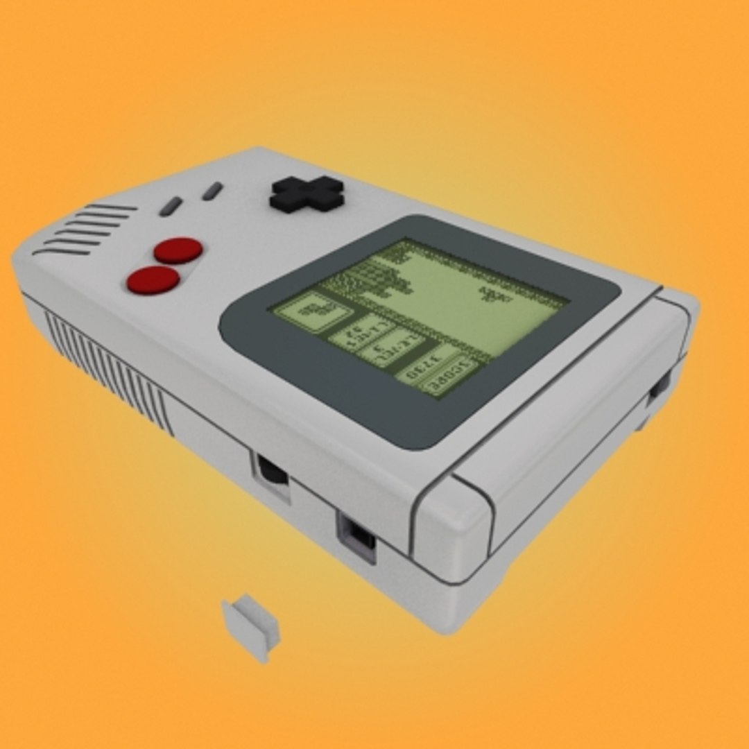 Nintendo Gameboy 3d Model