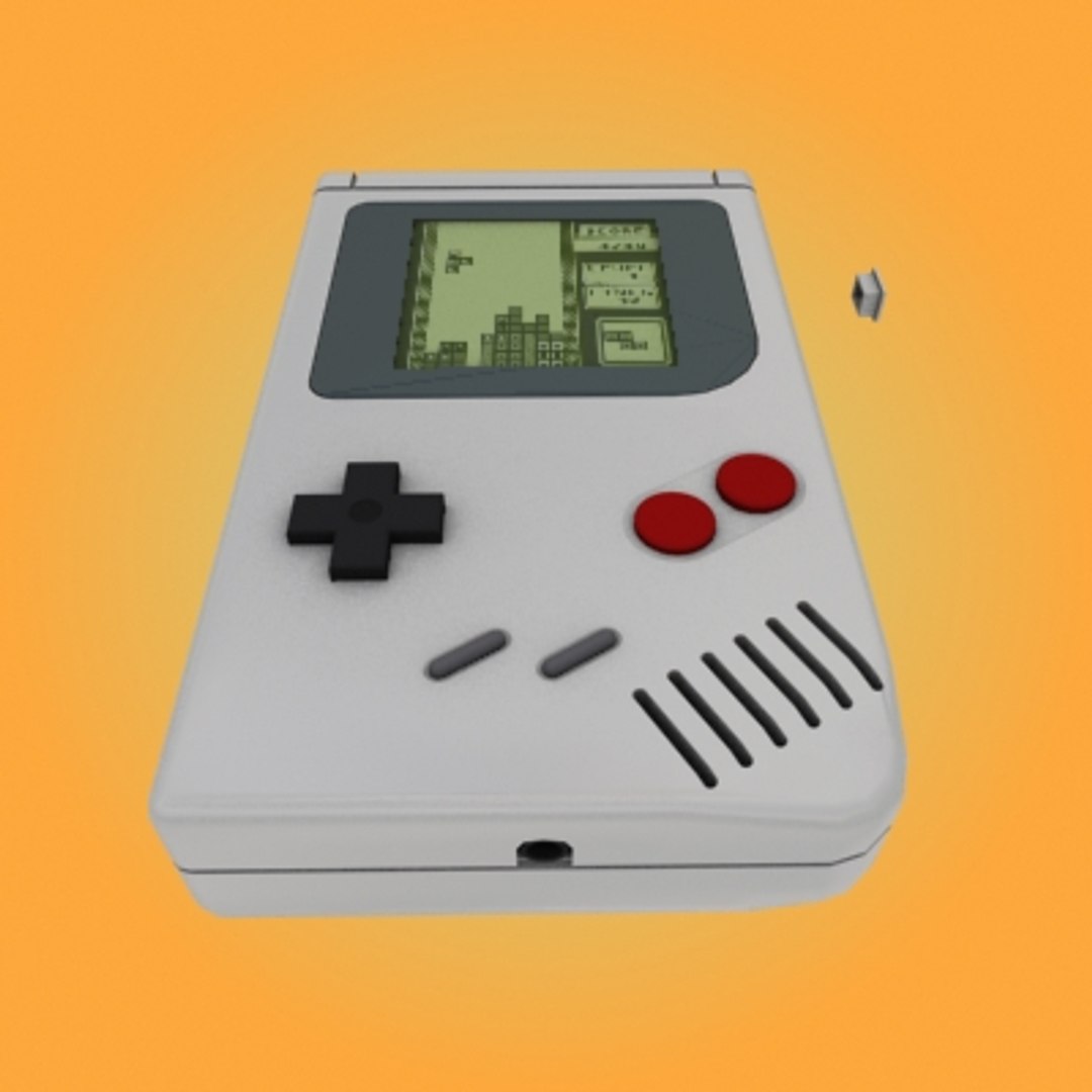Nintendo Gameboy 3d Model