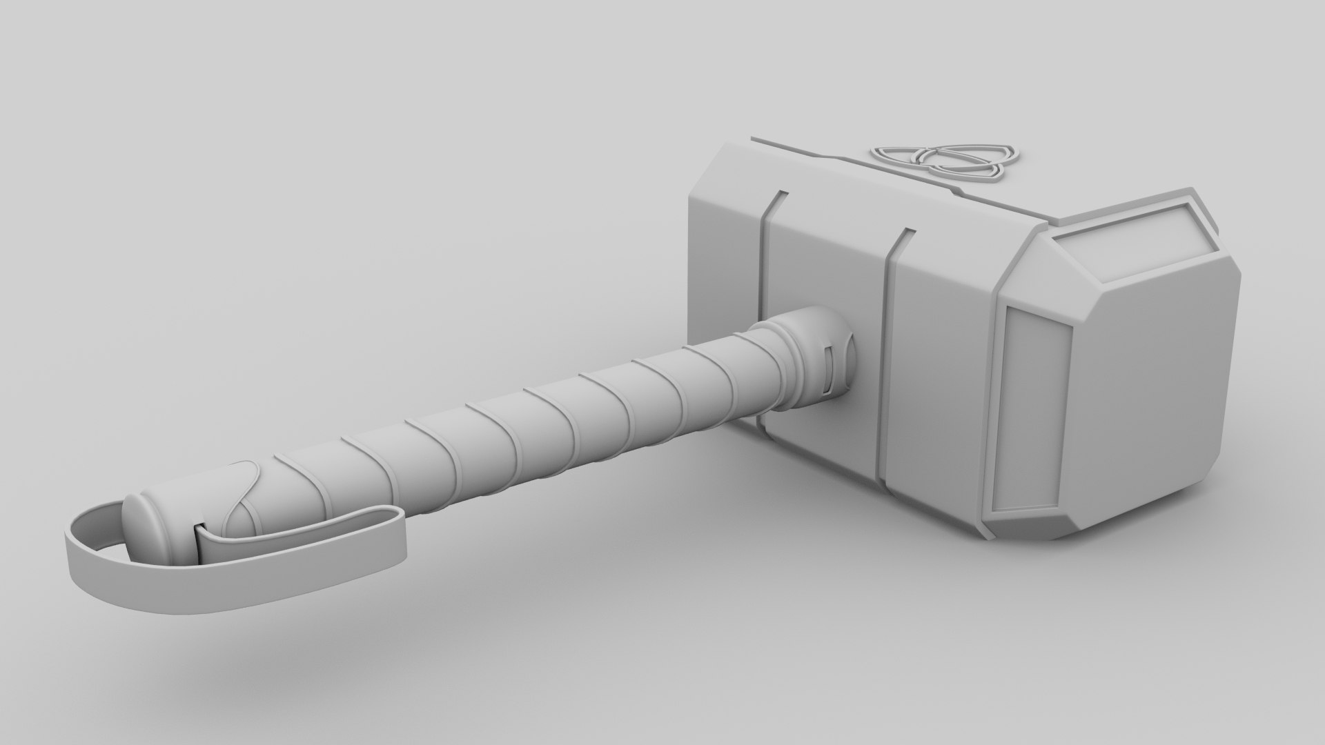 3D Mjolnir - TurboSquid 1926731