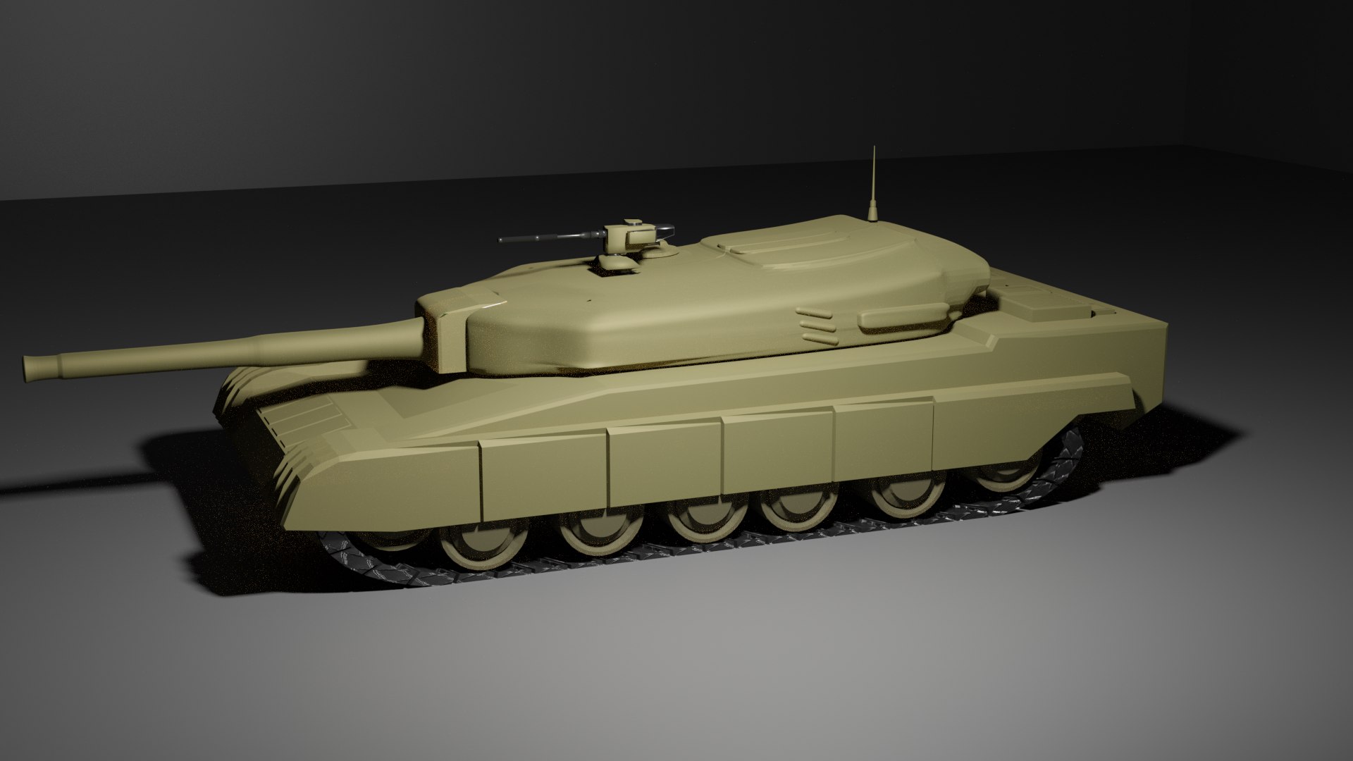 3D Tank T-80 Model - TurboSquid 1718277