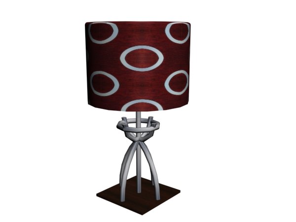 modern lamp 3d 3ds