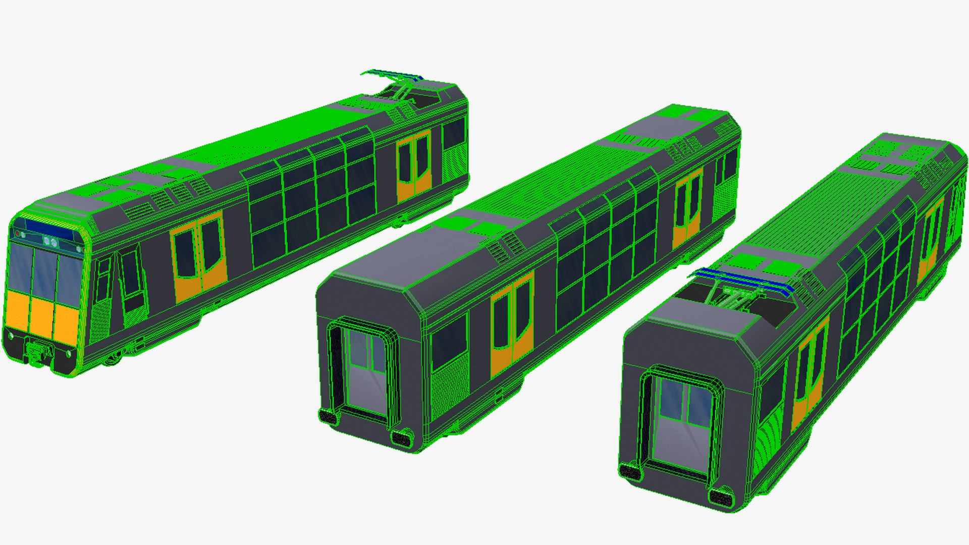 3D Sydney Trains T-set Tangara Doubledeck Electric Passenger Train ...