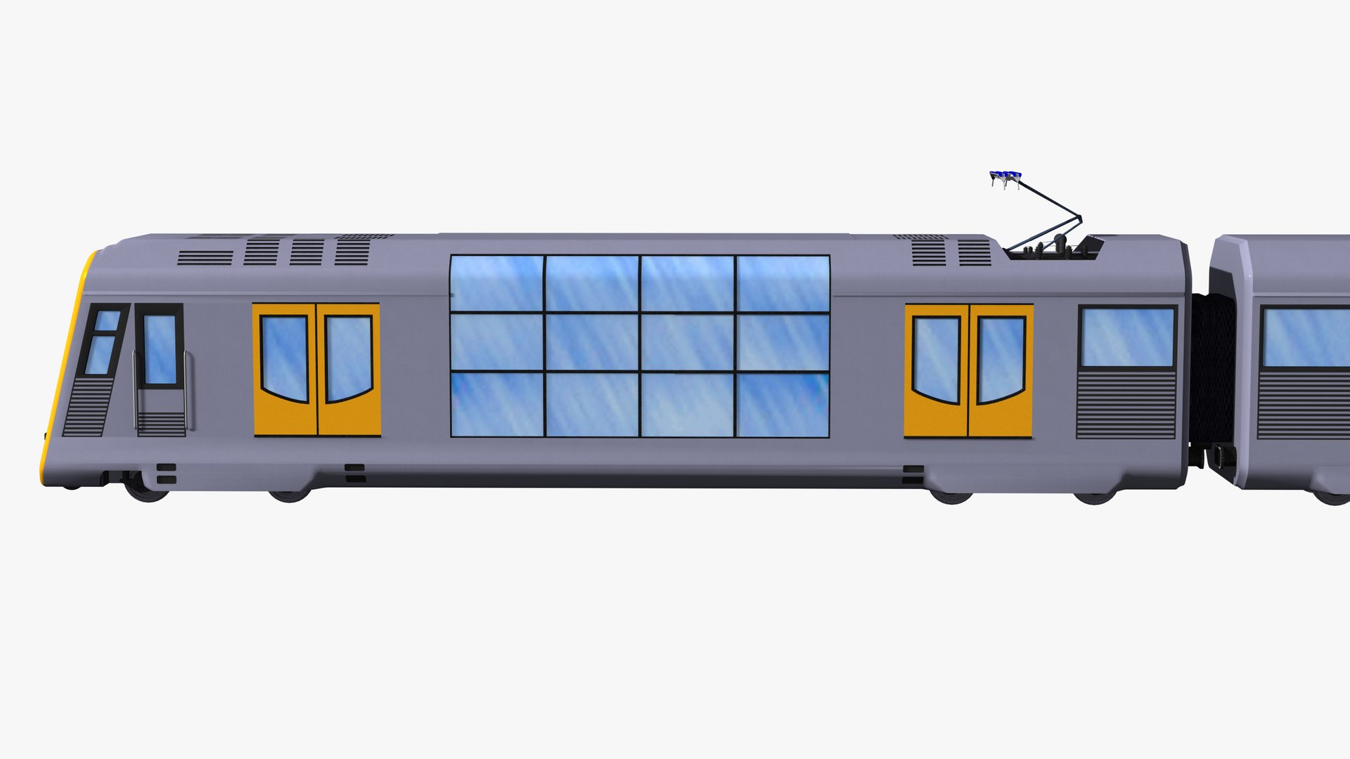 3D Sydney Trains T-set Tangara Doubledeck Electric Passenger Train ...