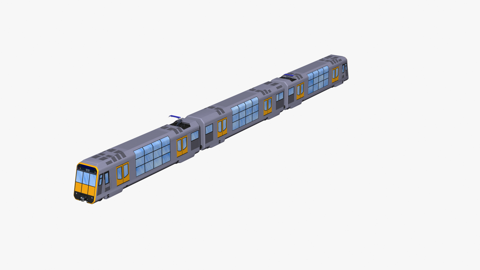 3D Sydney Trains T-set Tangara Doubledeck Electric Passenger Train ...