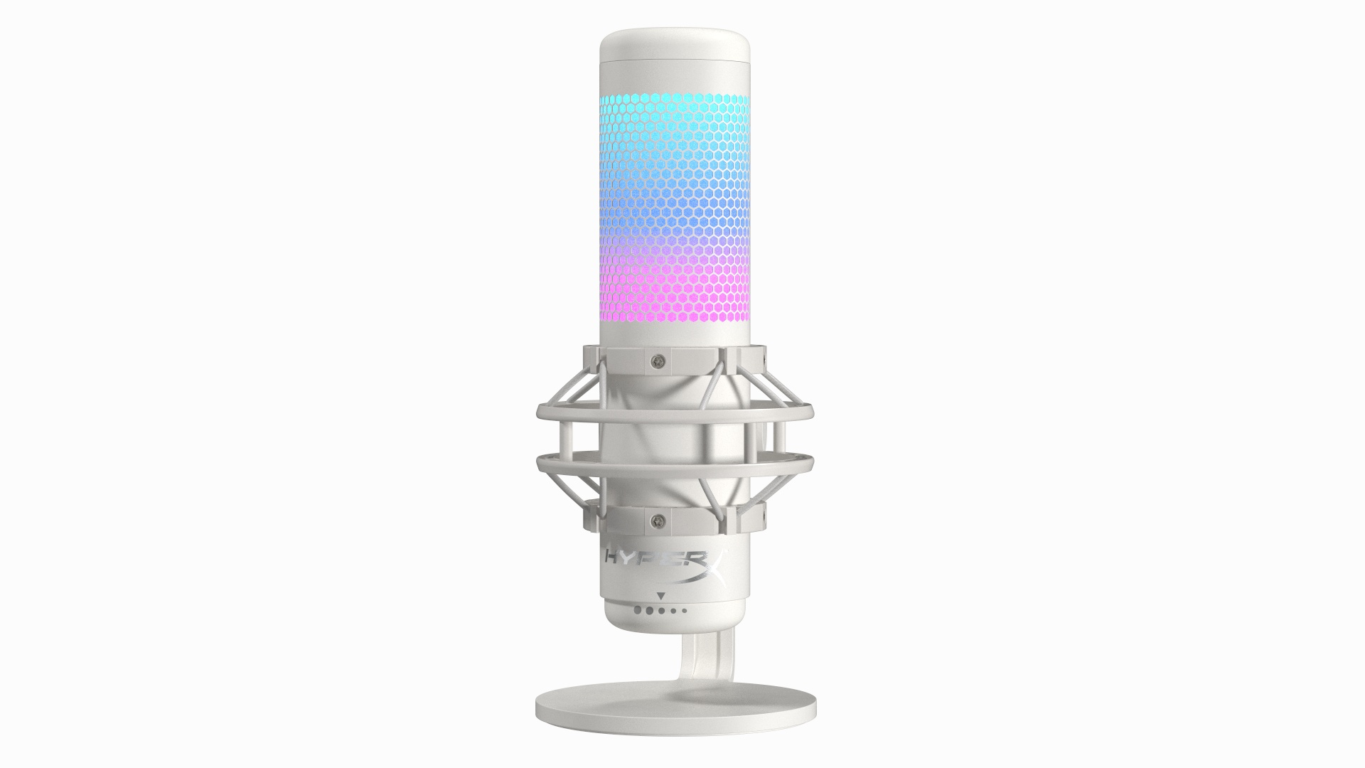 QuadCast S Gaming Microphone HyperX White Model - TurboSquid 2161787