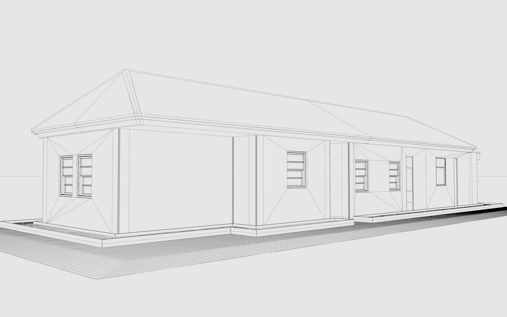 Flemington House 3D model - TurboSquid 1912621