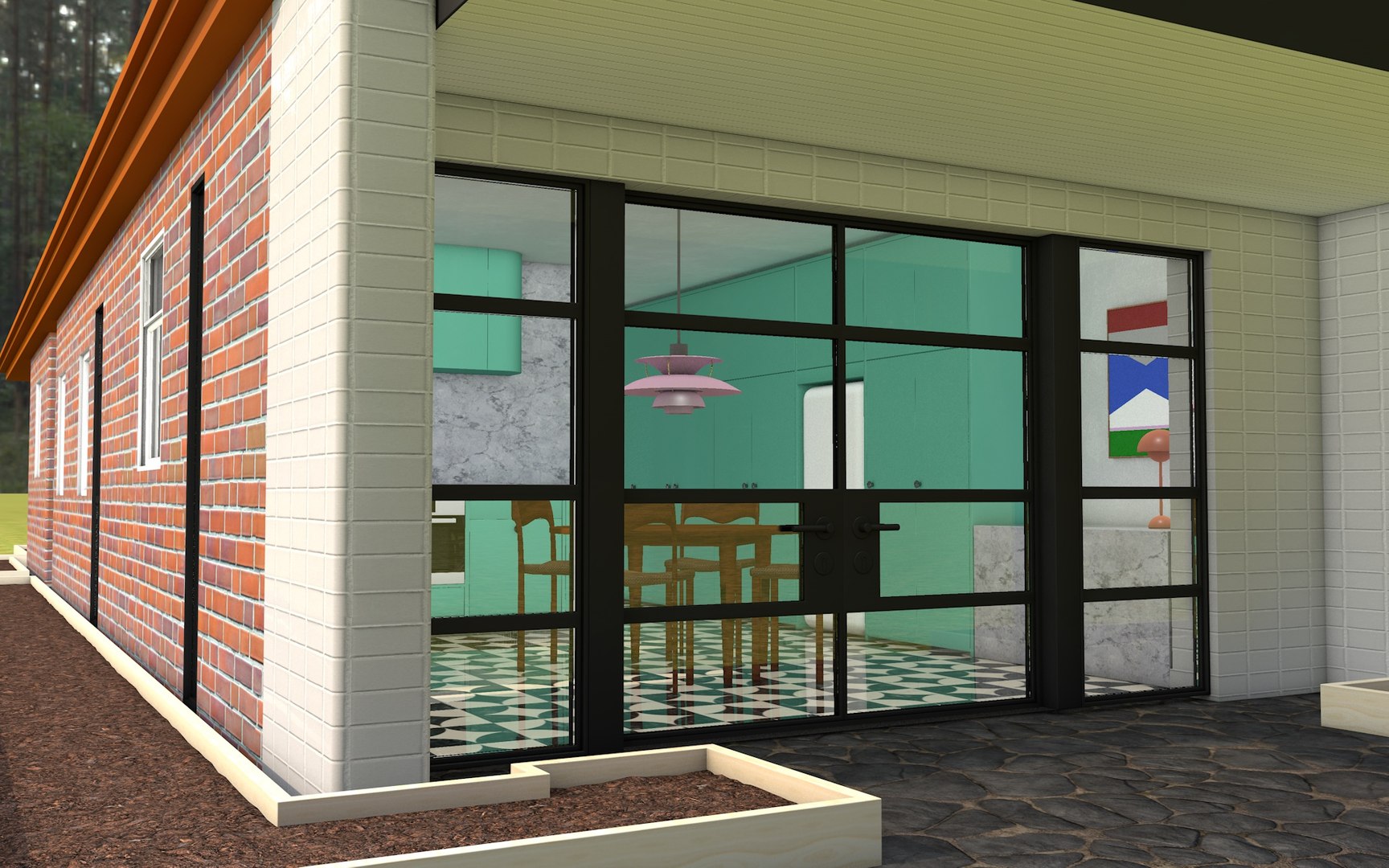 Flemington House 3D model - TurboSquid 1912621