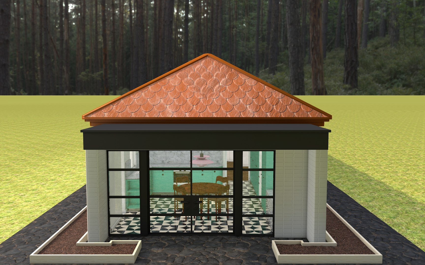 Flemington House 3D model - TurboSquid 1912621