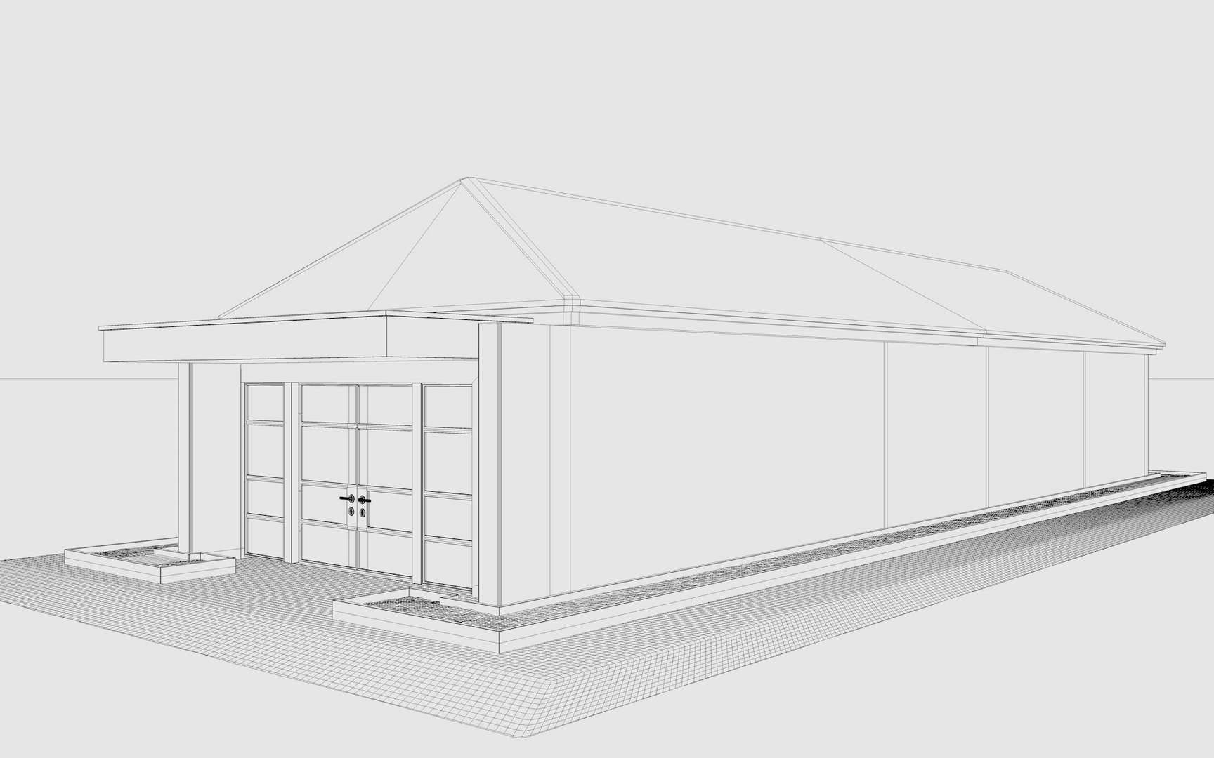 Flemington House 3D model - TurboSquid 1912621